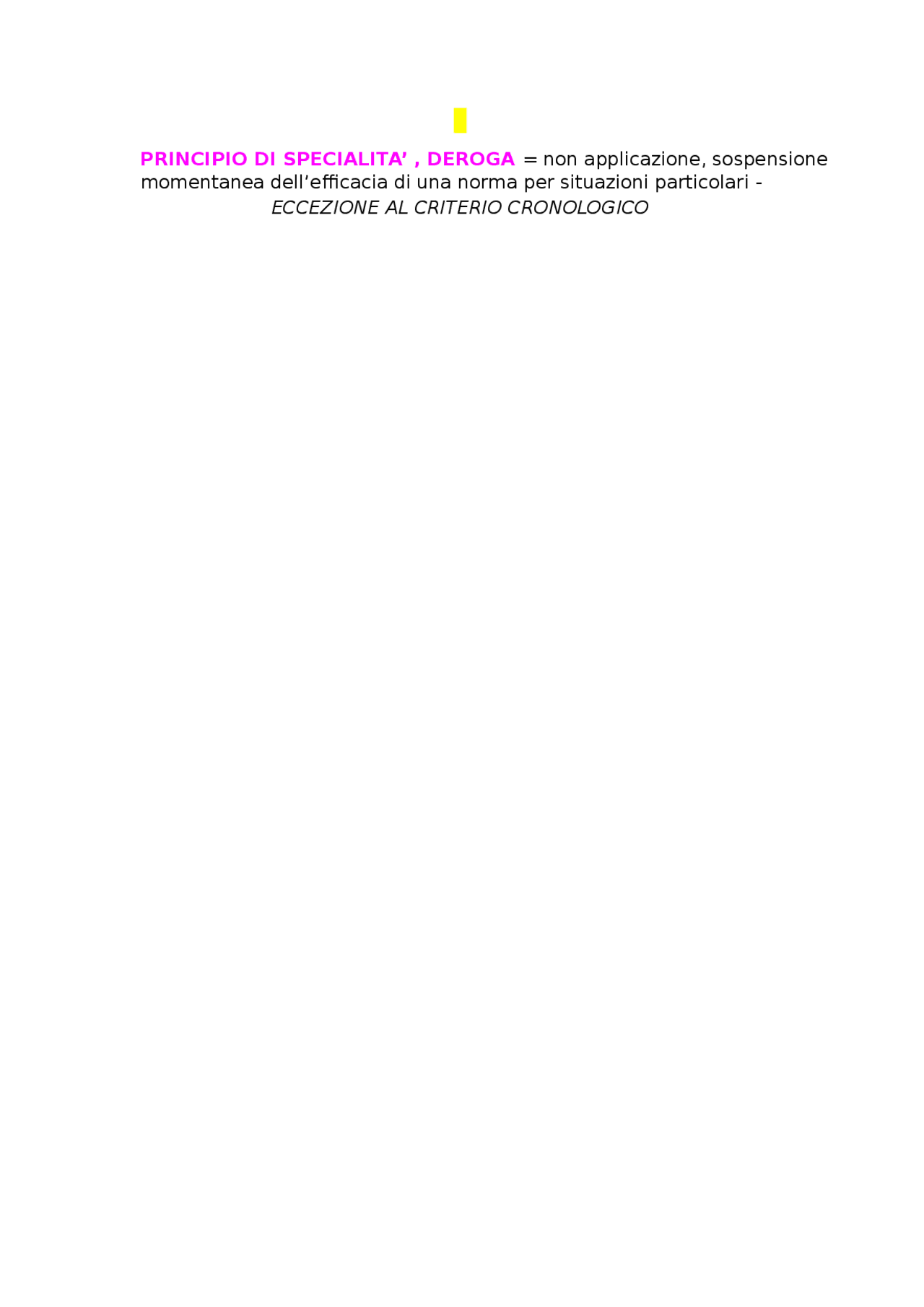 I Criteri Per Risolvere Le Antinomie Normative Docsity