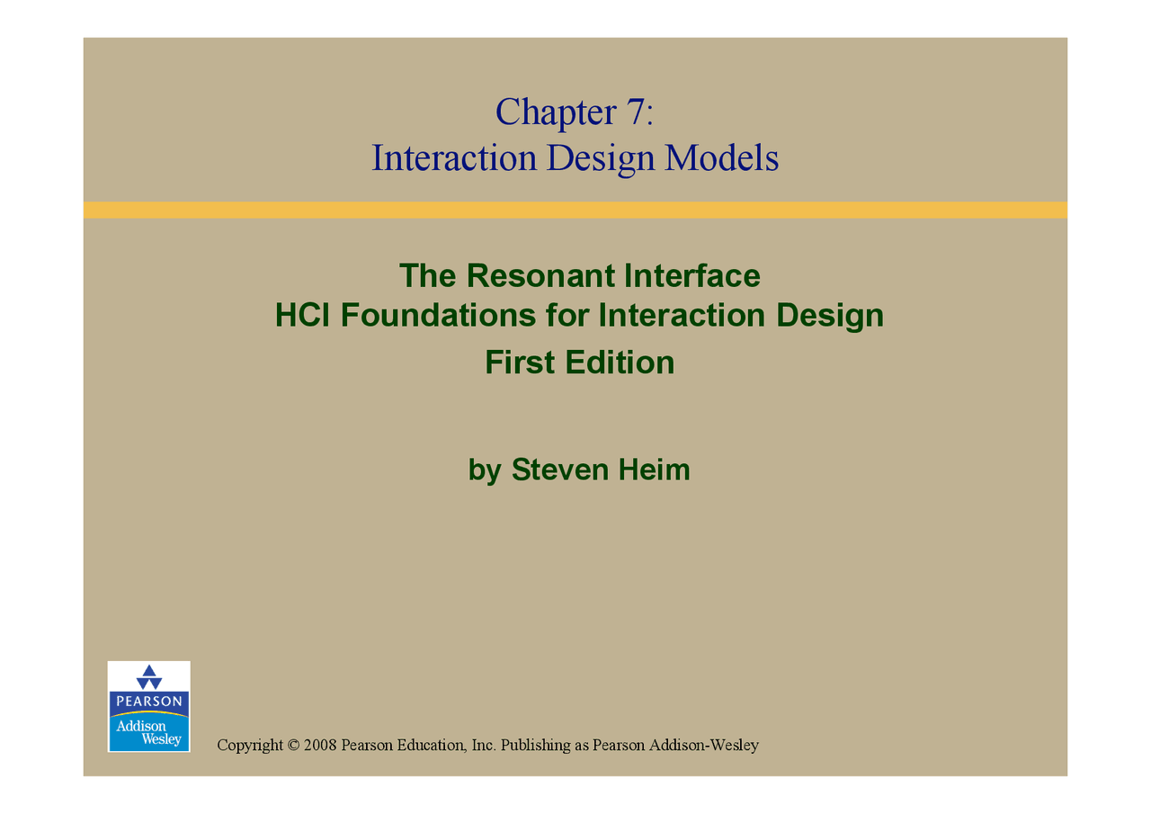 Human Computer Interaction Slides Applications Of Computer Sciences Docsity