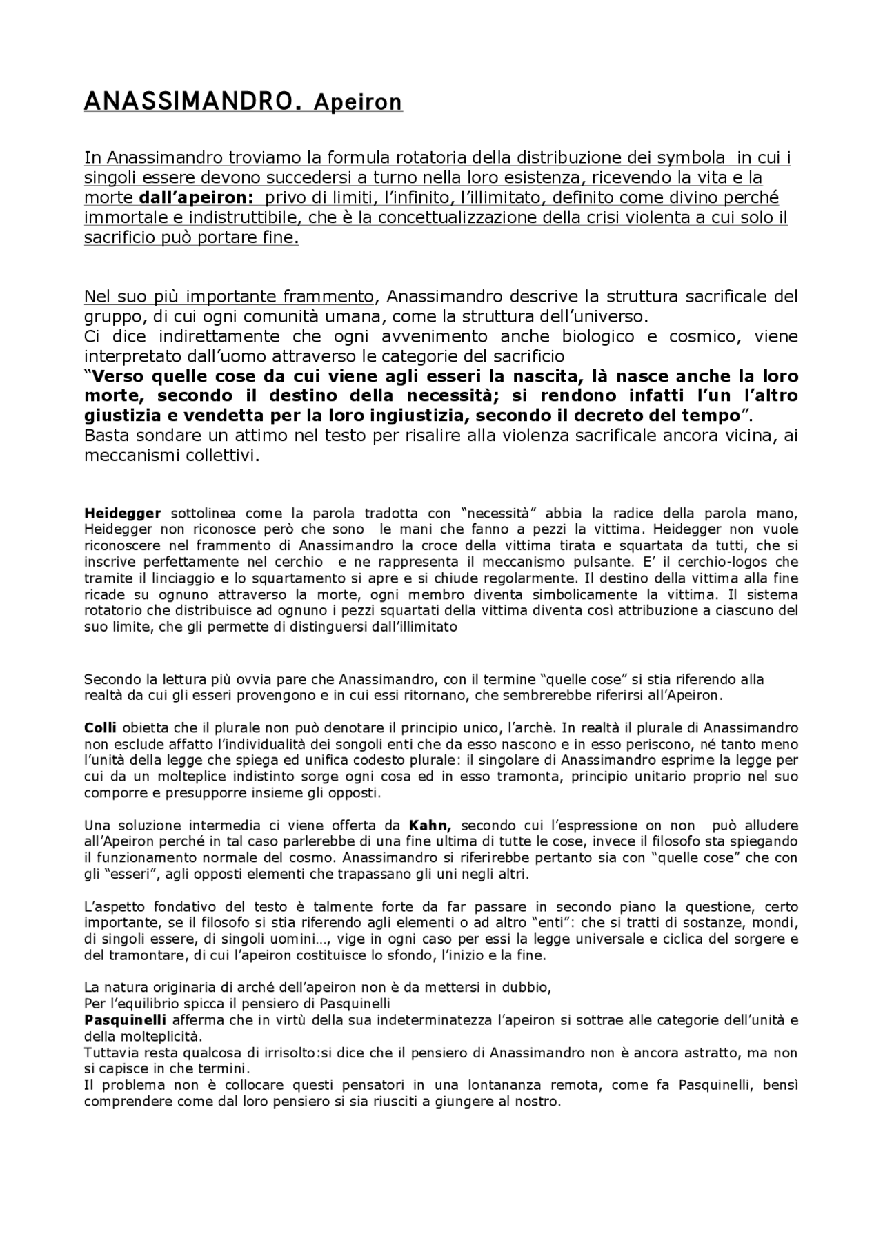 Filosofi E Descrizioni Del Pensiero Docsity