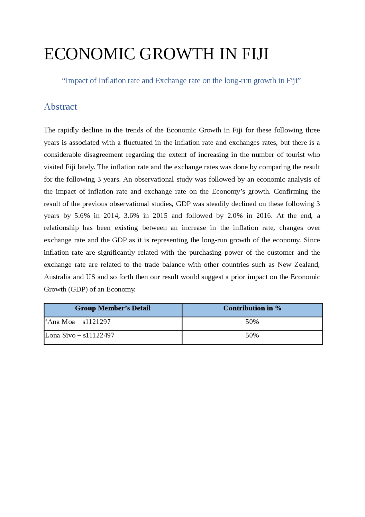 This how economic growth has been influence by various factors such ...