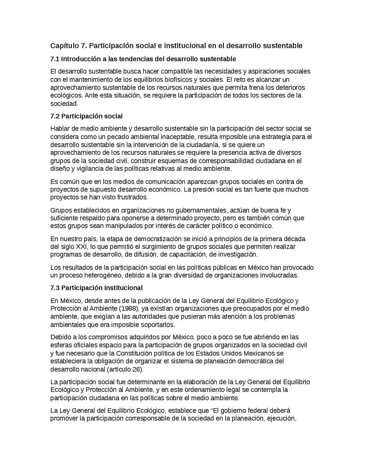 Ambiente Y Sustentabilidad Docsity