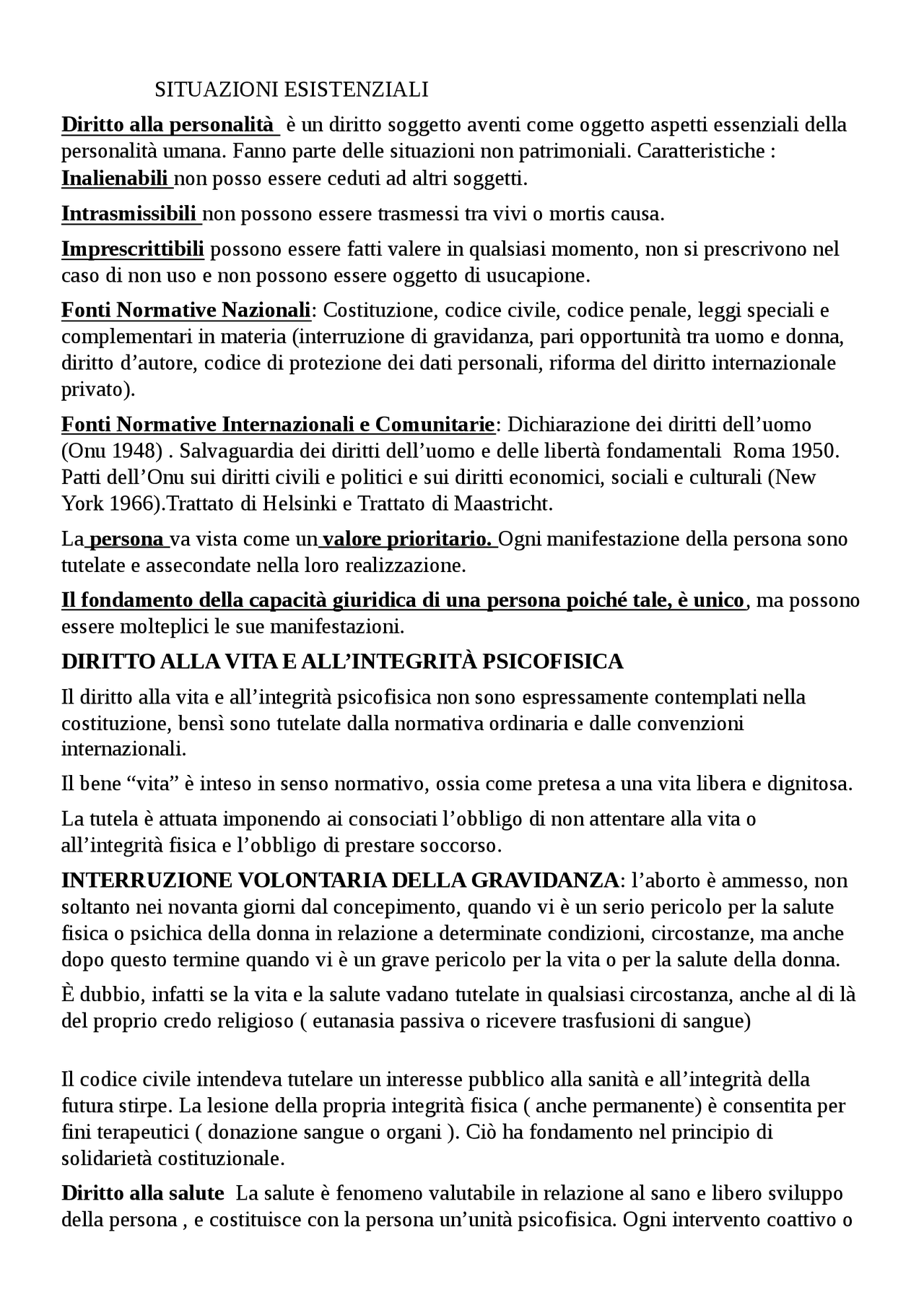 Riassunti Di Diritto Privato Del Libro Perlingieri Docsity