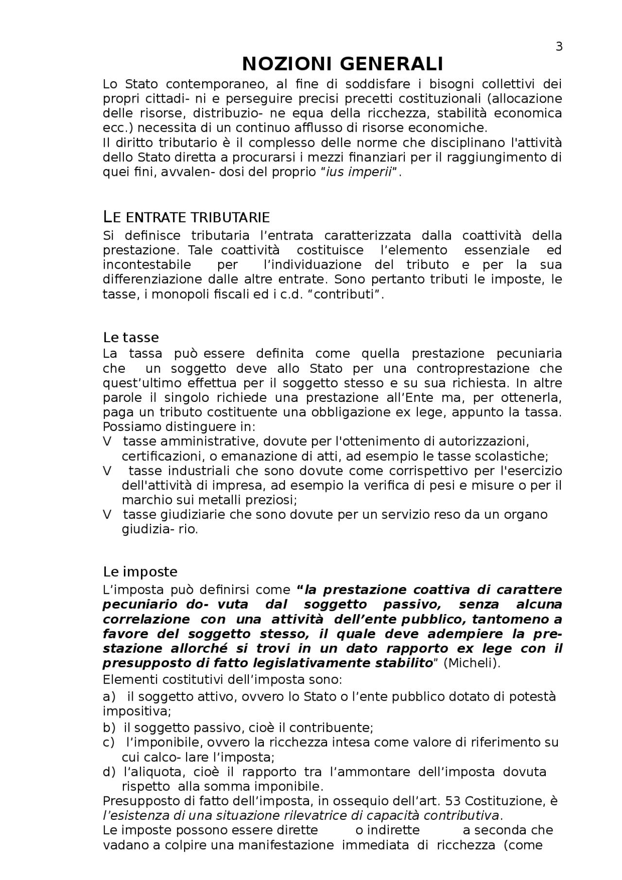 Appunti Di Diritto Tributario Docsity