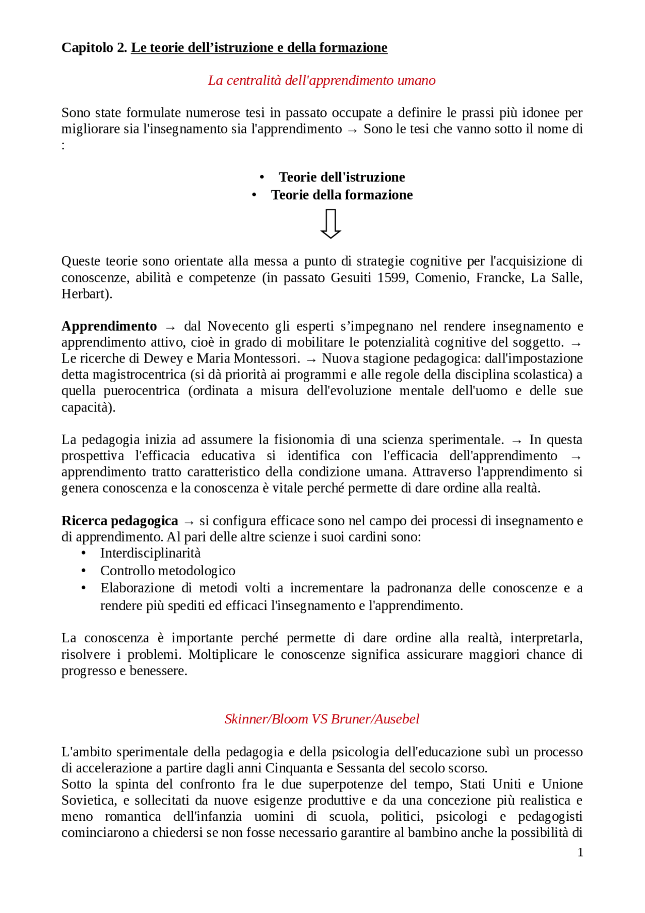 I Significati Delleducazione Chiosso Docsity