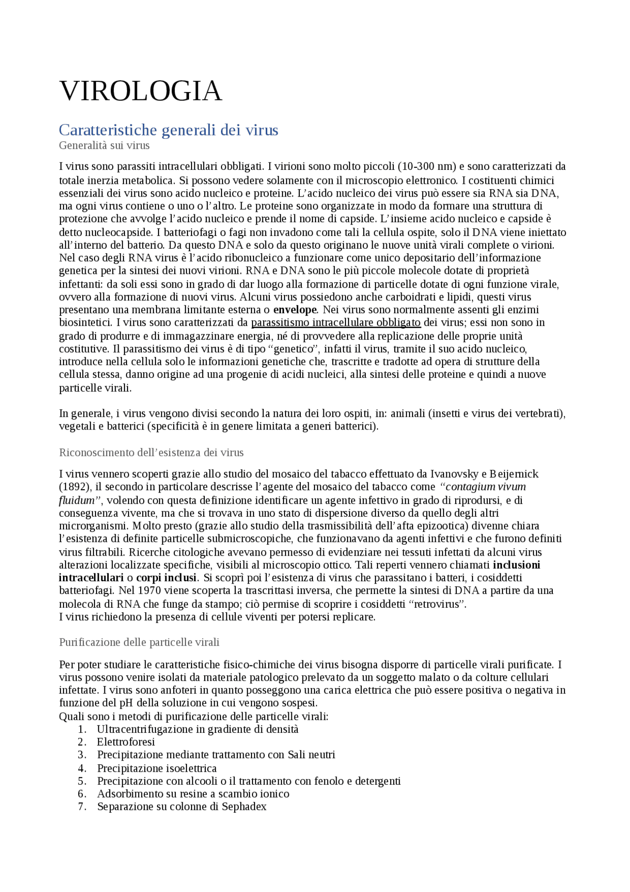 Microbiologia Virologia Docsity
