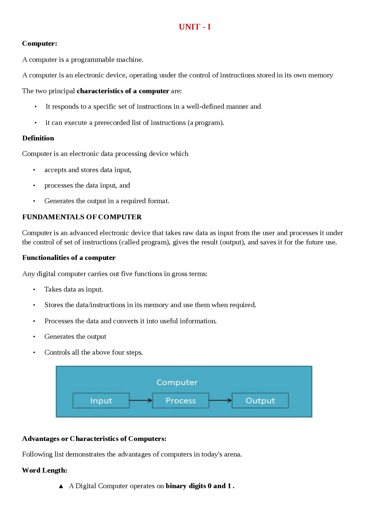 Fundamentals of Computer Science: Hardware, Software, and Data ...