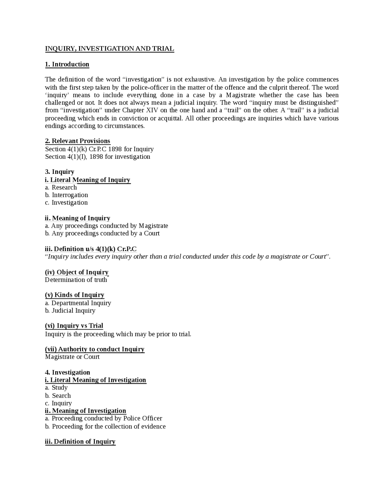 Criminal Procedure Code Lecture Notes Law Docsity