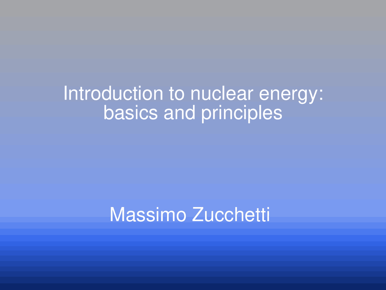 introduction to nuclear energy - Docsity