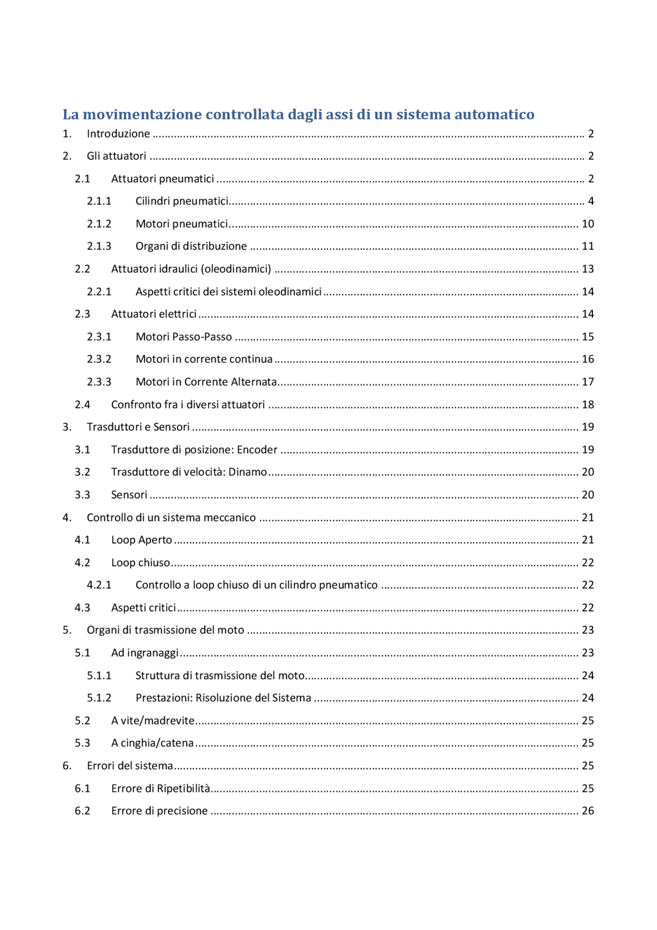 Automazione Della Produzione Docsity