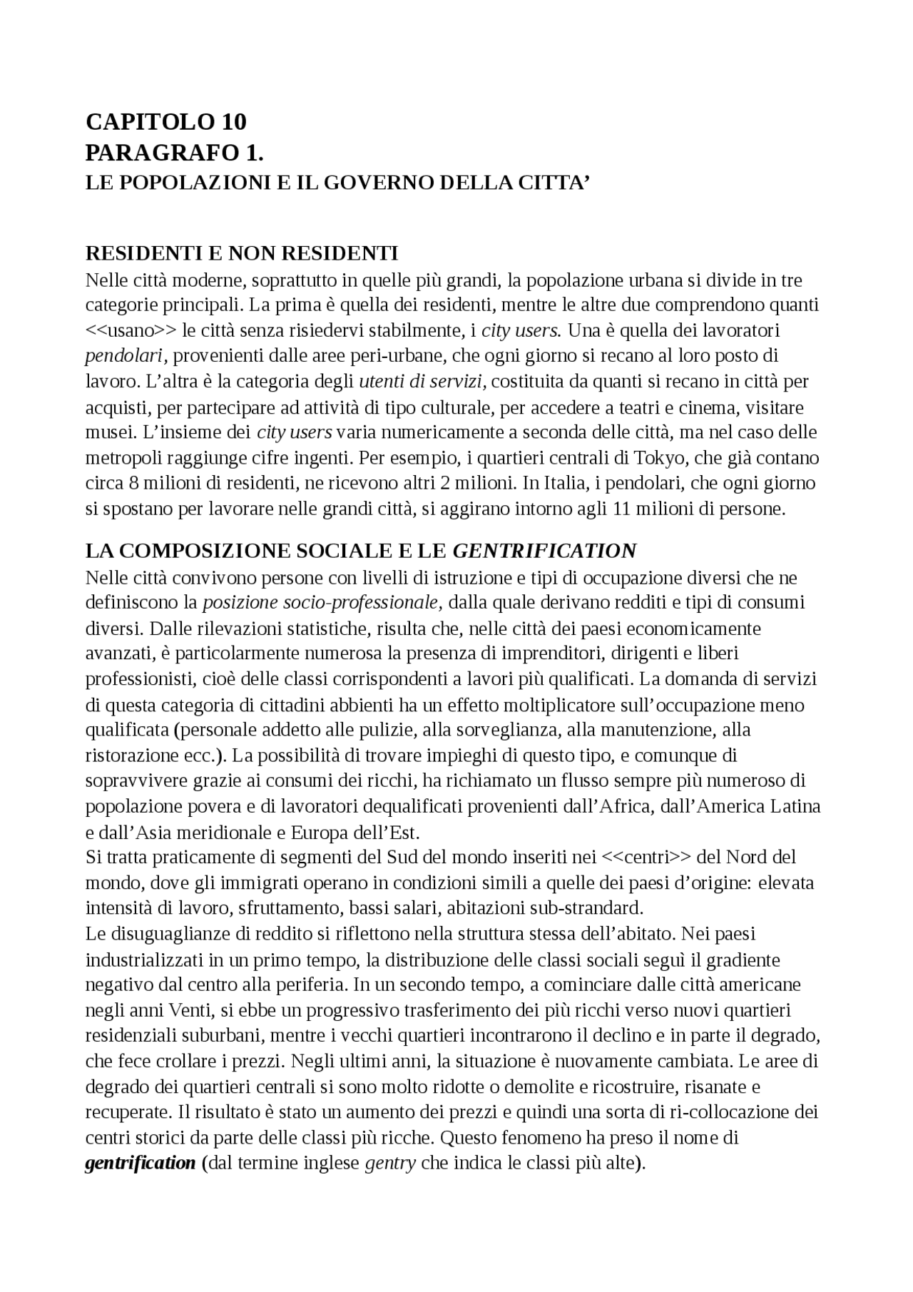 Geografia Umana E Approccio Visuale Docsity