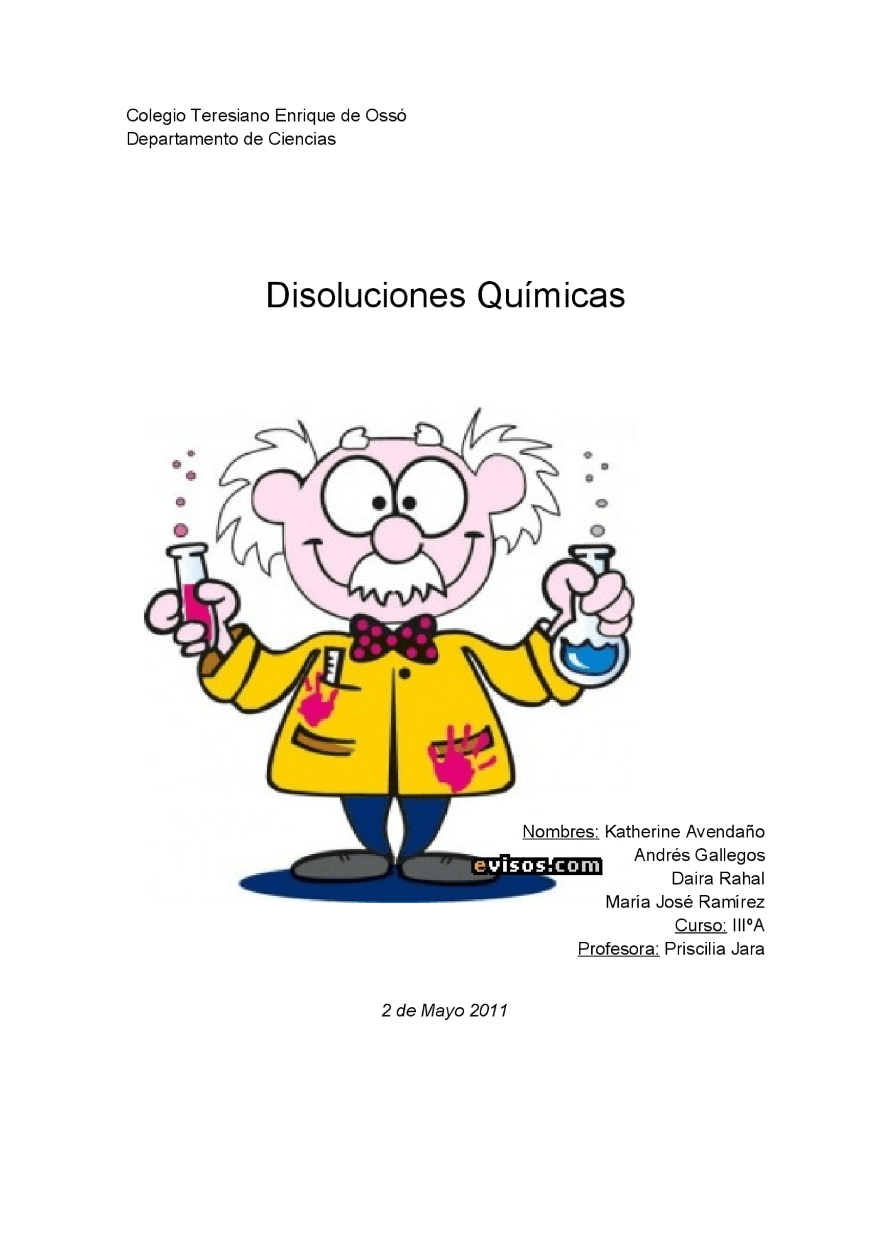 Tipos De Disoluciones Clasificacion Docsity