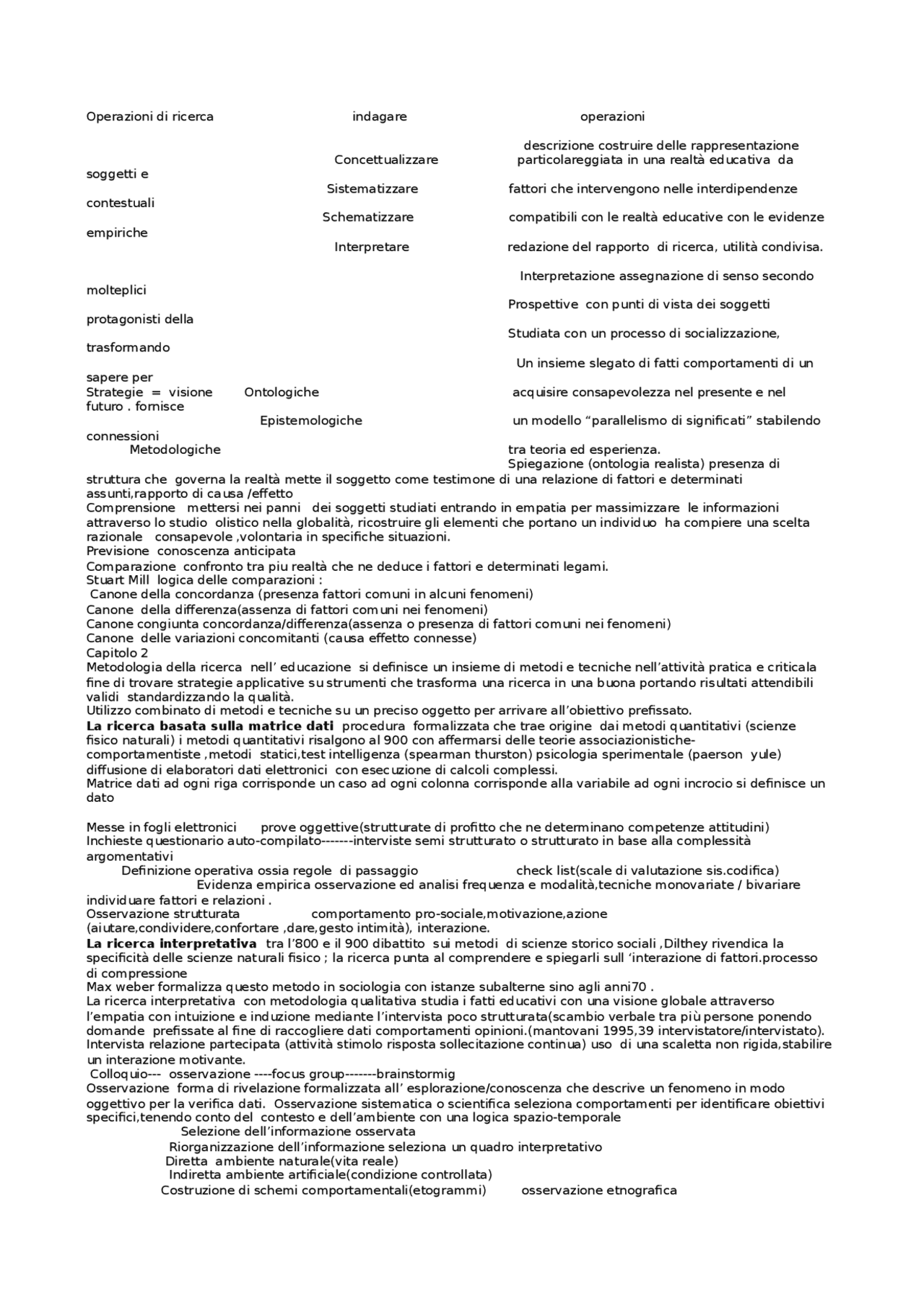Pedagogia Sperimentale Docsity