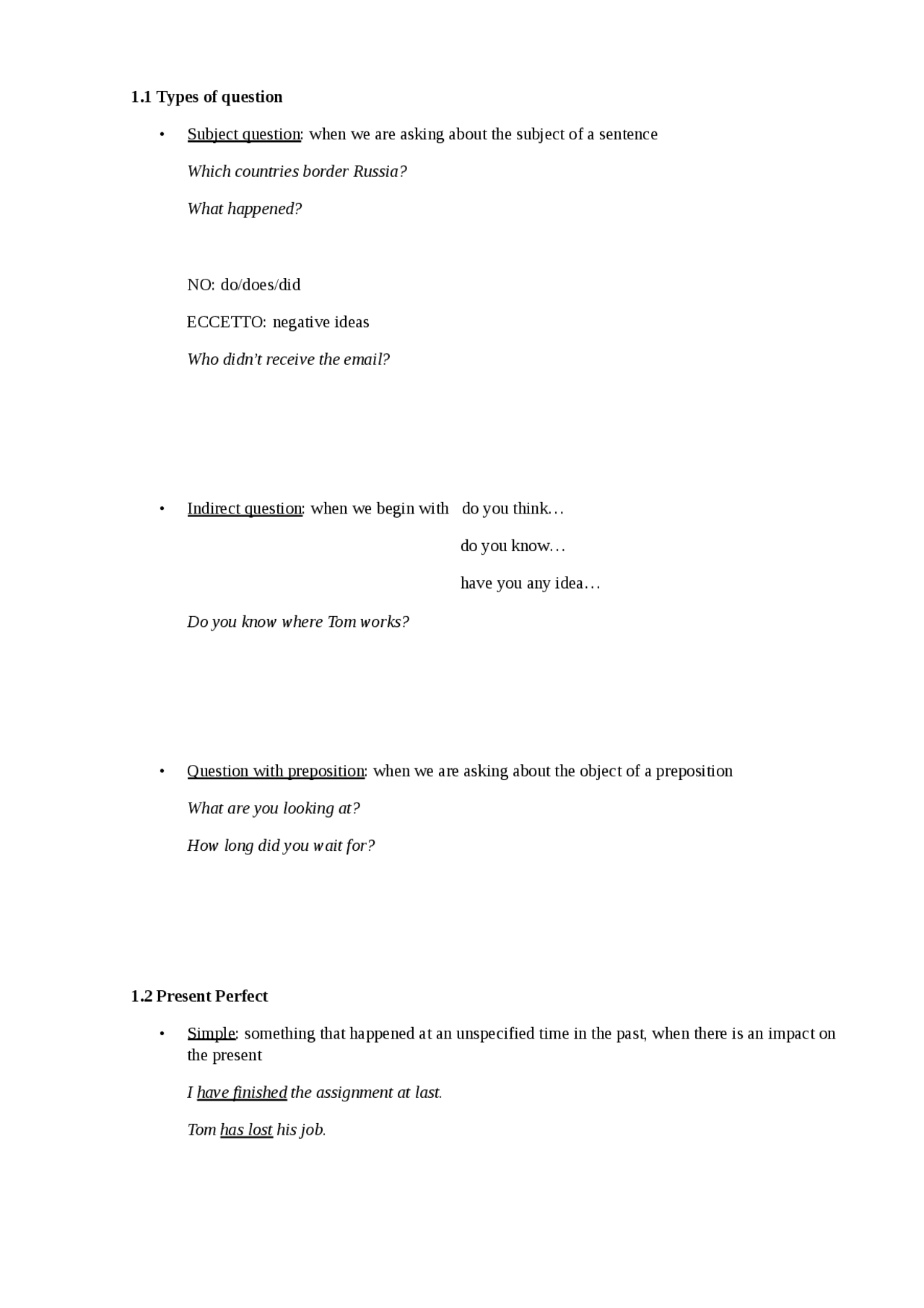 Grammatica Libro Di Inglese Navigate B2 Docsity