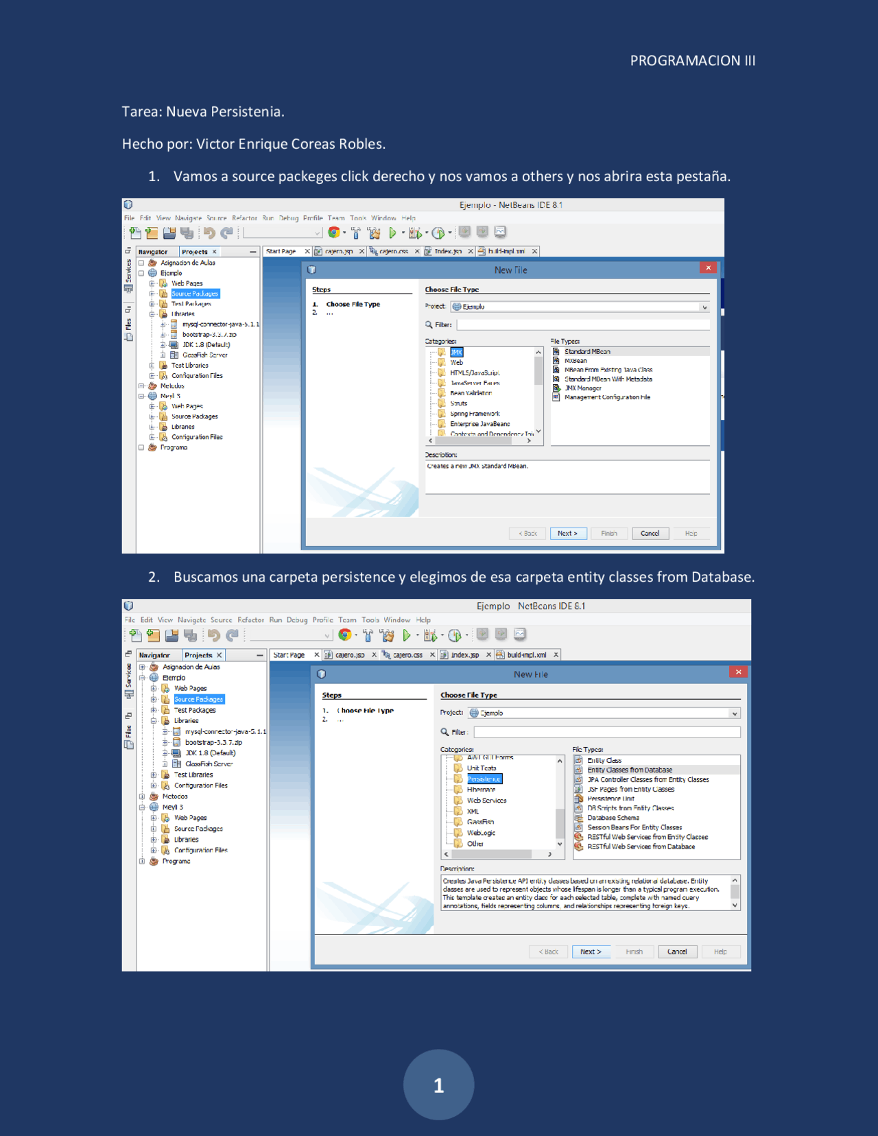 Java Con Almacenimiento De Base De Datos Diapositivas De Programación Java Docsity