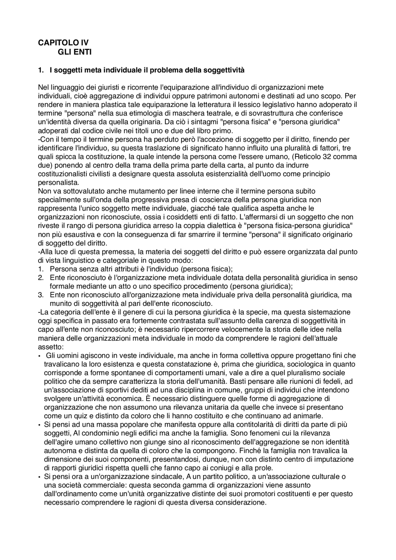 Gli Enti Docsity