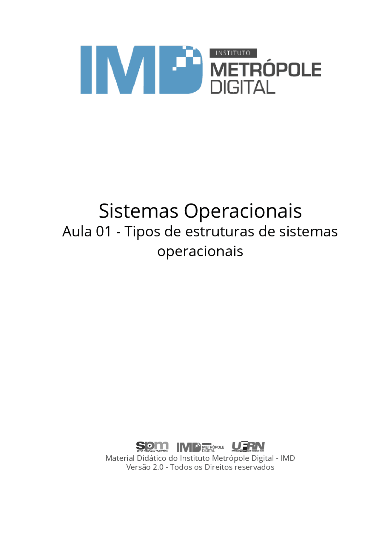 Sistemas Operacionais E Lógica De Programação Docsity