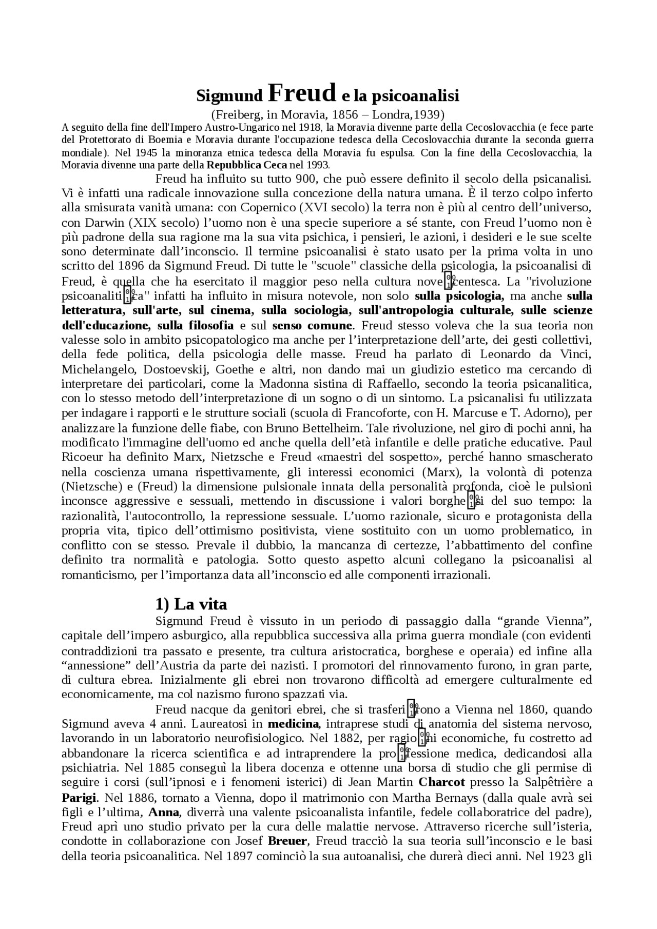 Sigmund Freud E Erikson Docsity