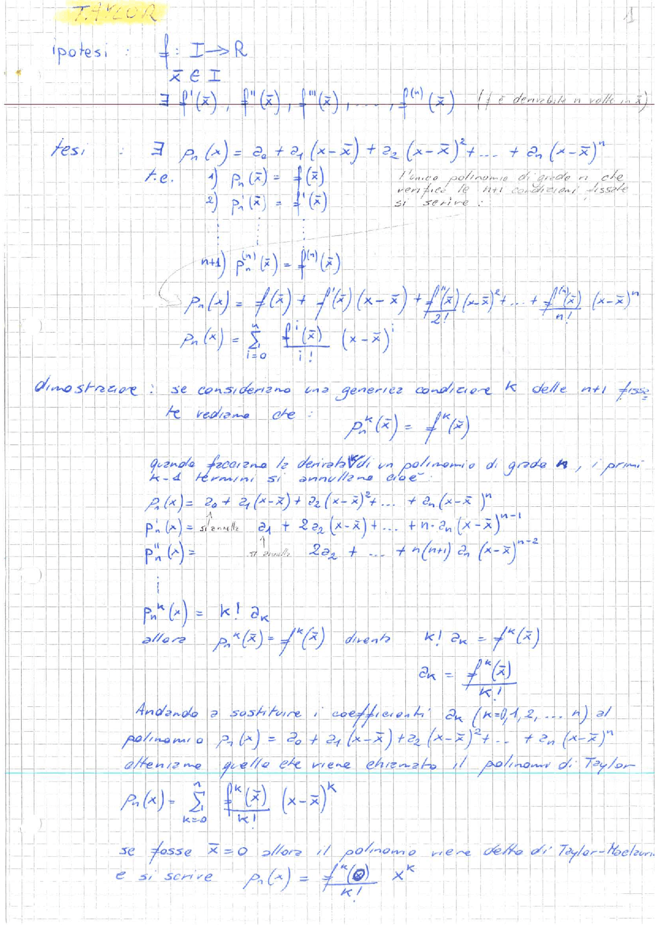 Teoremi Matematica Generale Sintesi Del Corso Di Matematica Generale