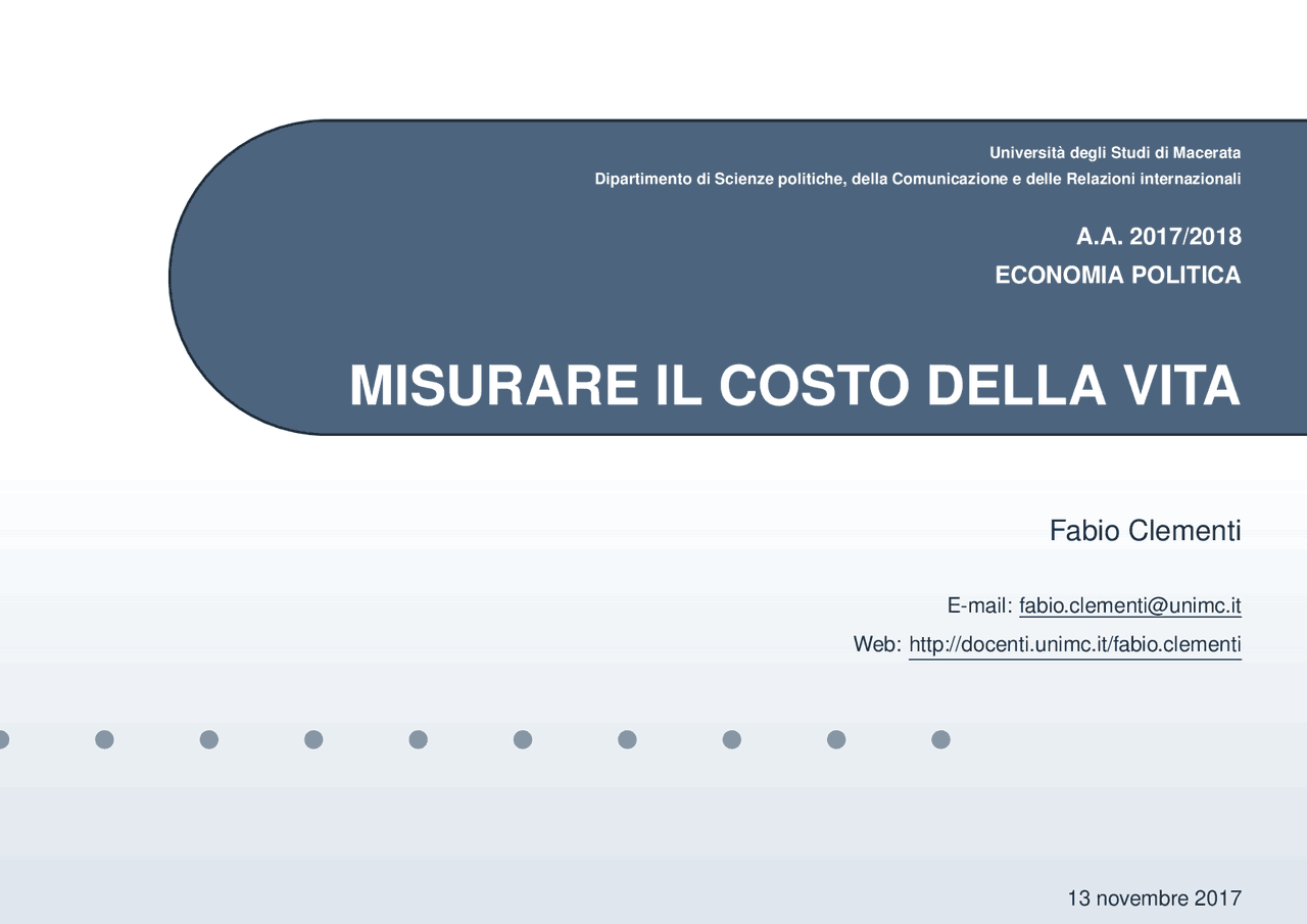 Principi Di Economia Docsity