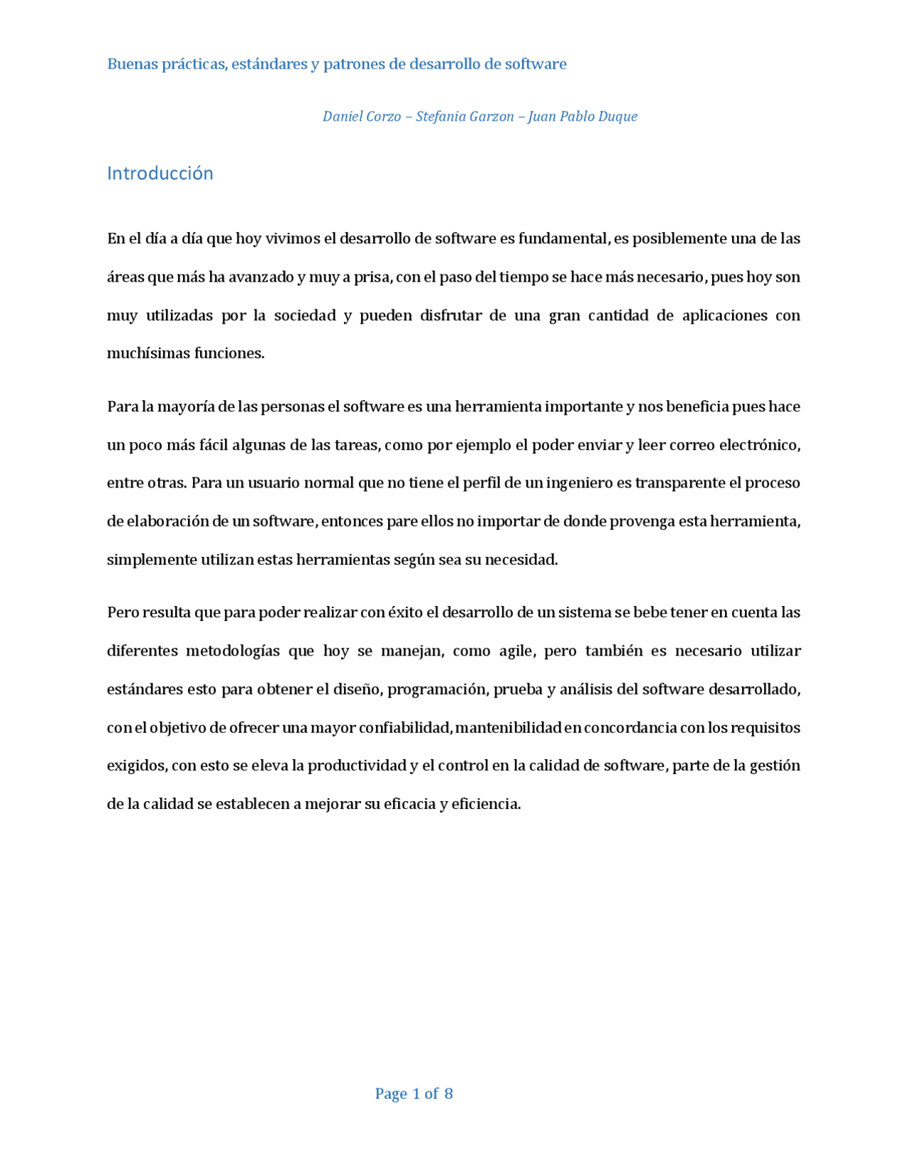 Buenas Practicas Desarrollo Software Docsity