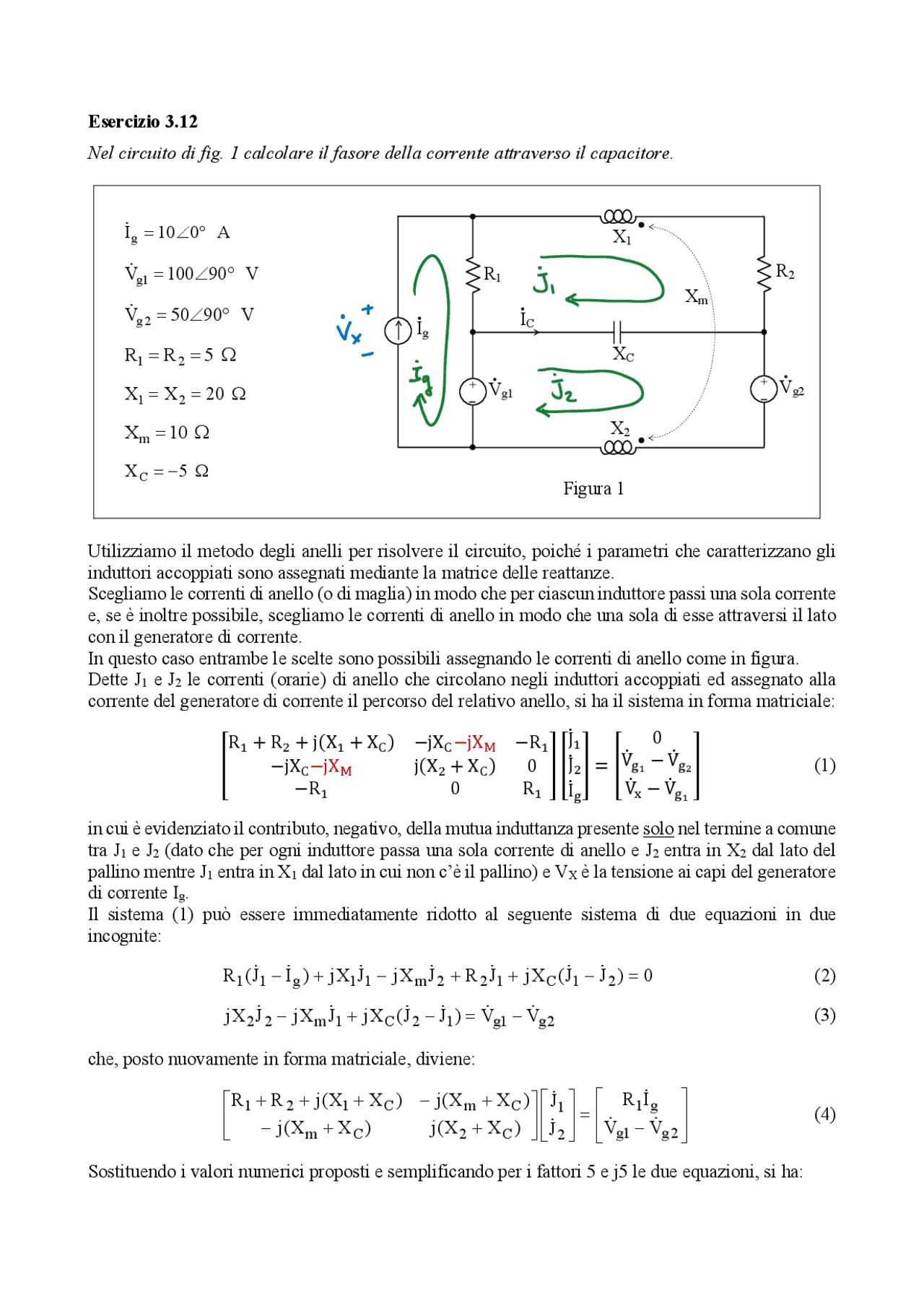 Esercizi Svolti Di Elettrotecnica Docsity