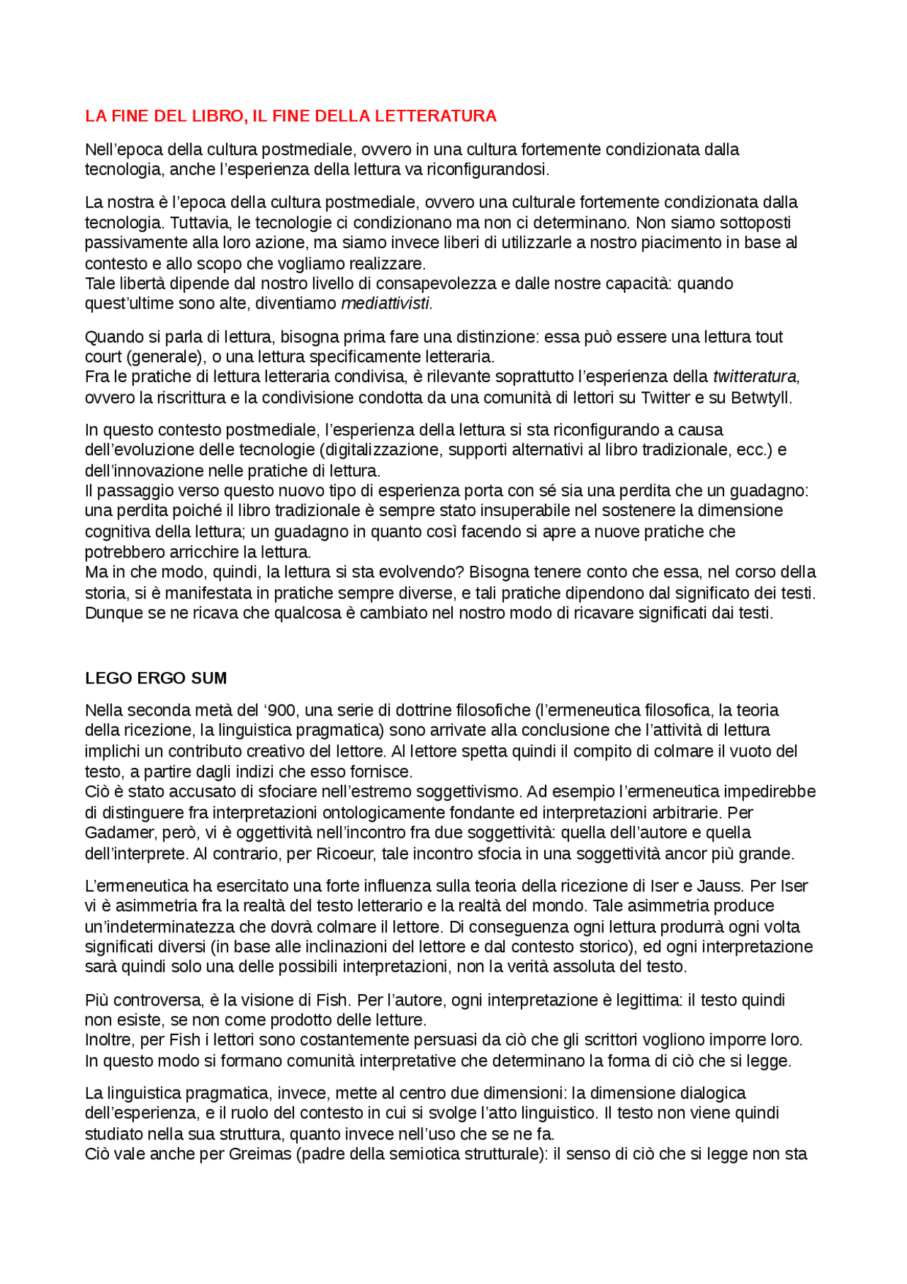 Comunicazione Digitale Docsity
