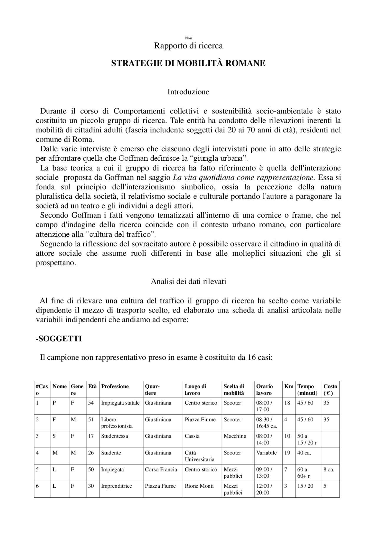 Strategie Di Mobilità Docsity
