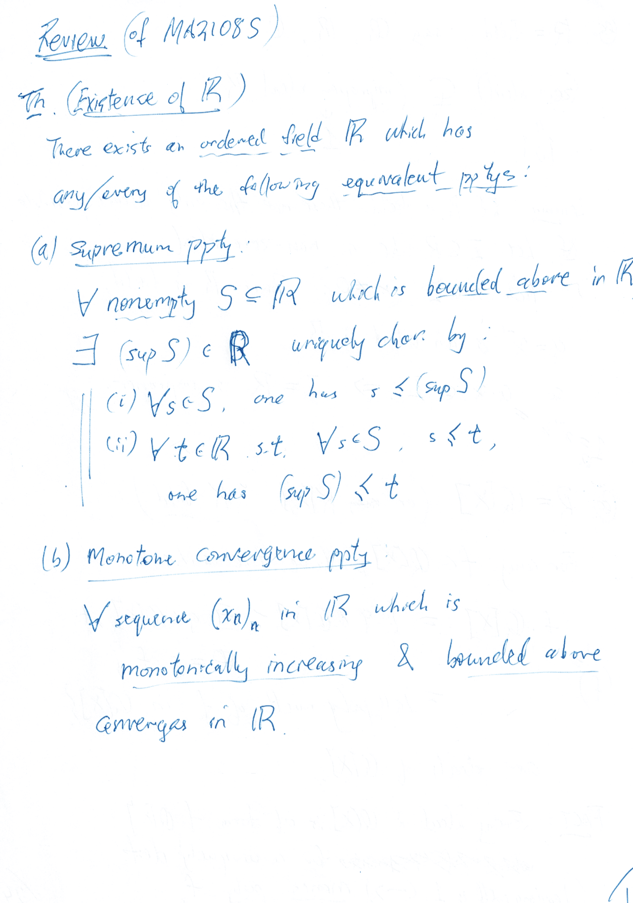 Mathematical Analysis Ii Docsity