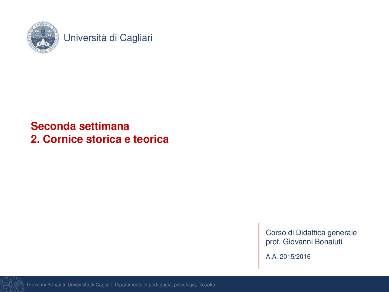 Slide Didattica Generale Docsity