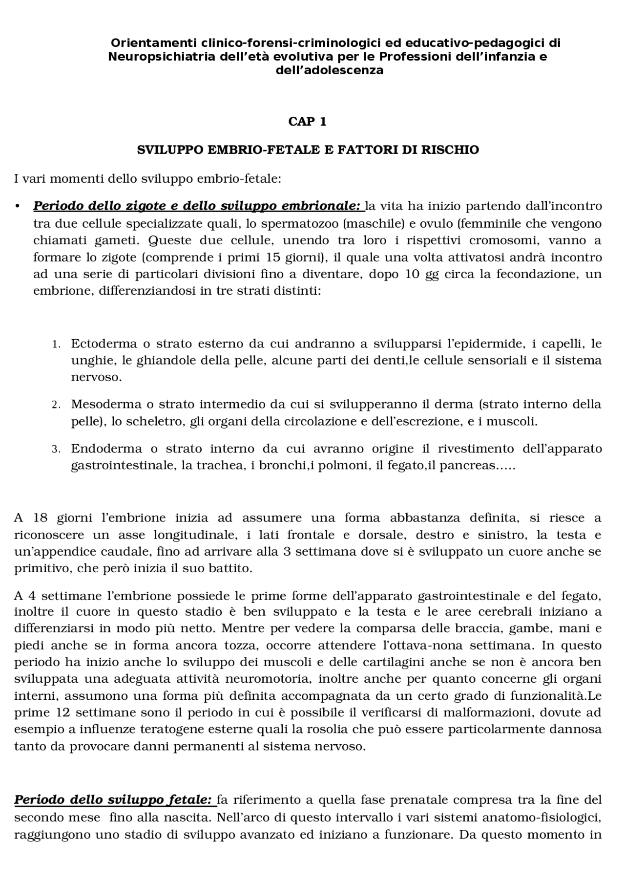 Orientamenti Clinico Forensi Docsity