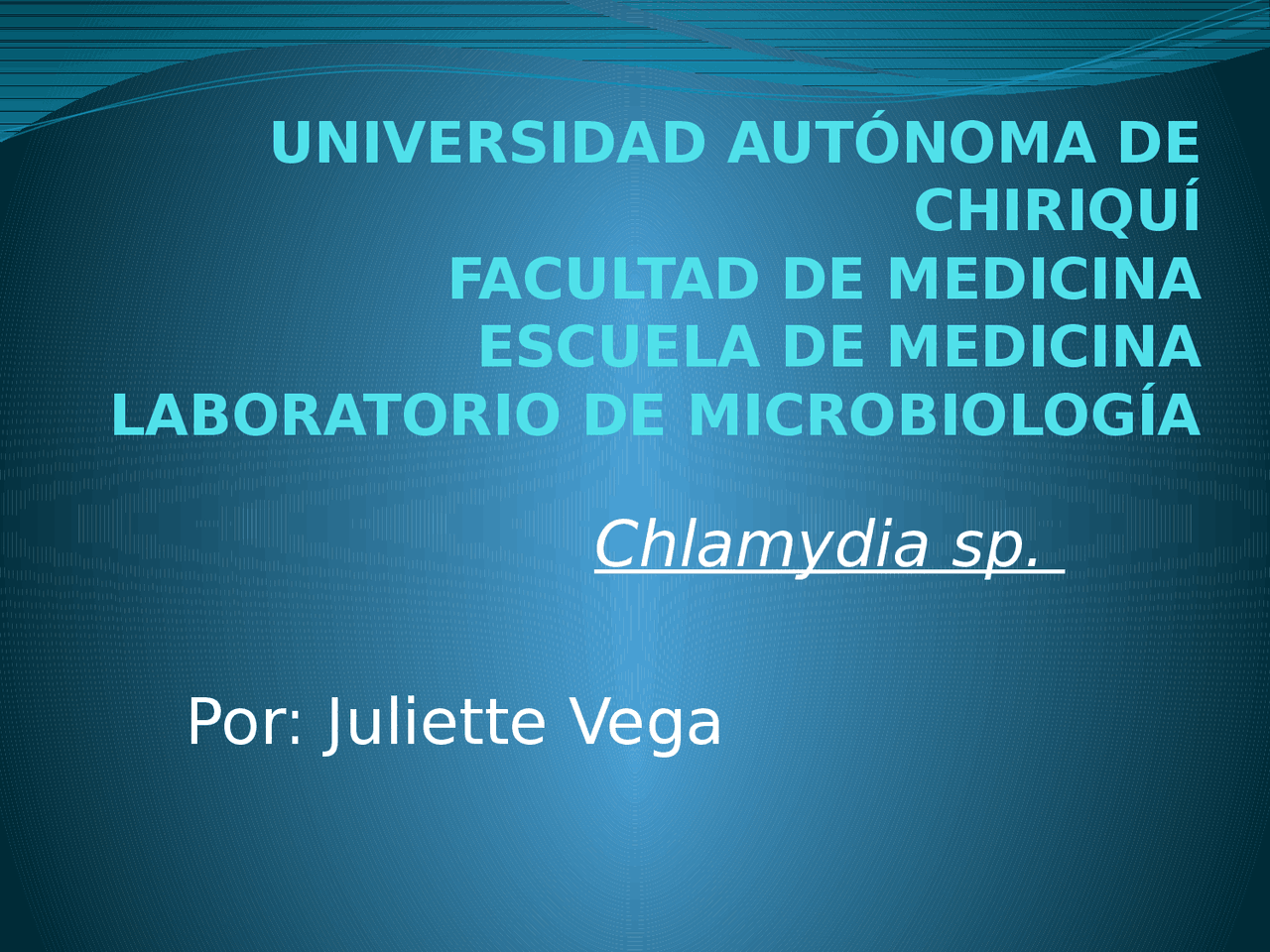 Pruebas diagnosticas para Clamidia - Docsity