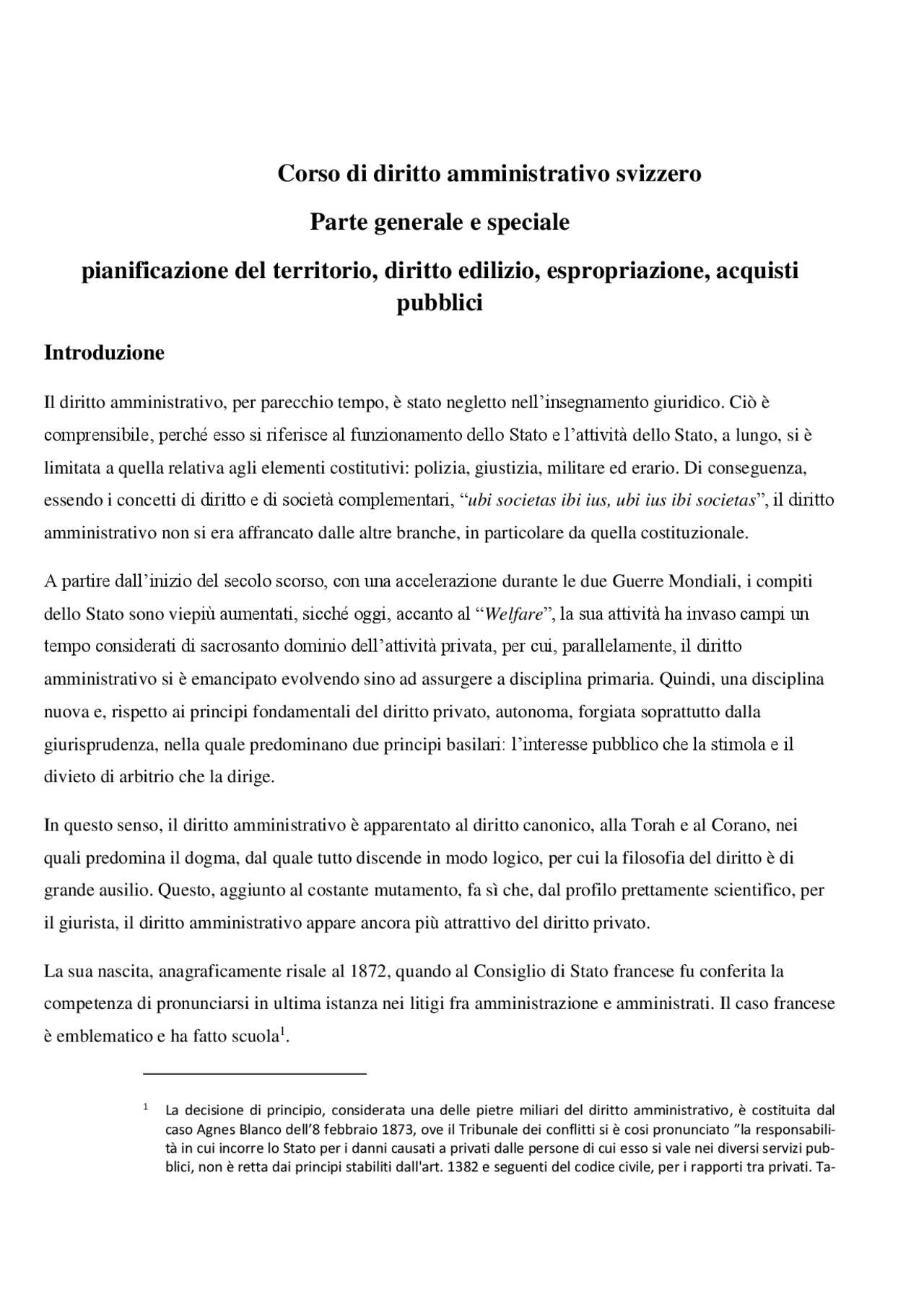 Riassunto Di Diritto Amministrativo Svizzero Docsity