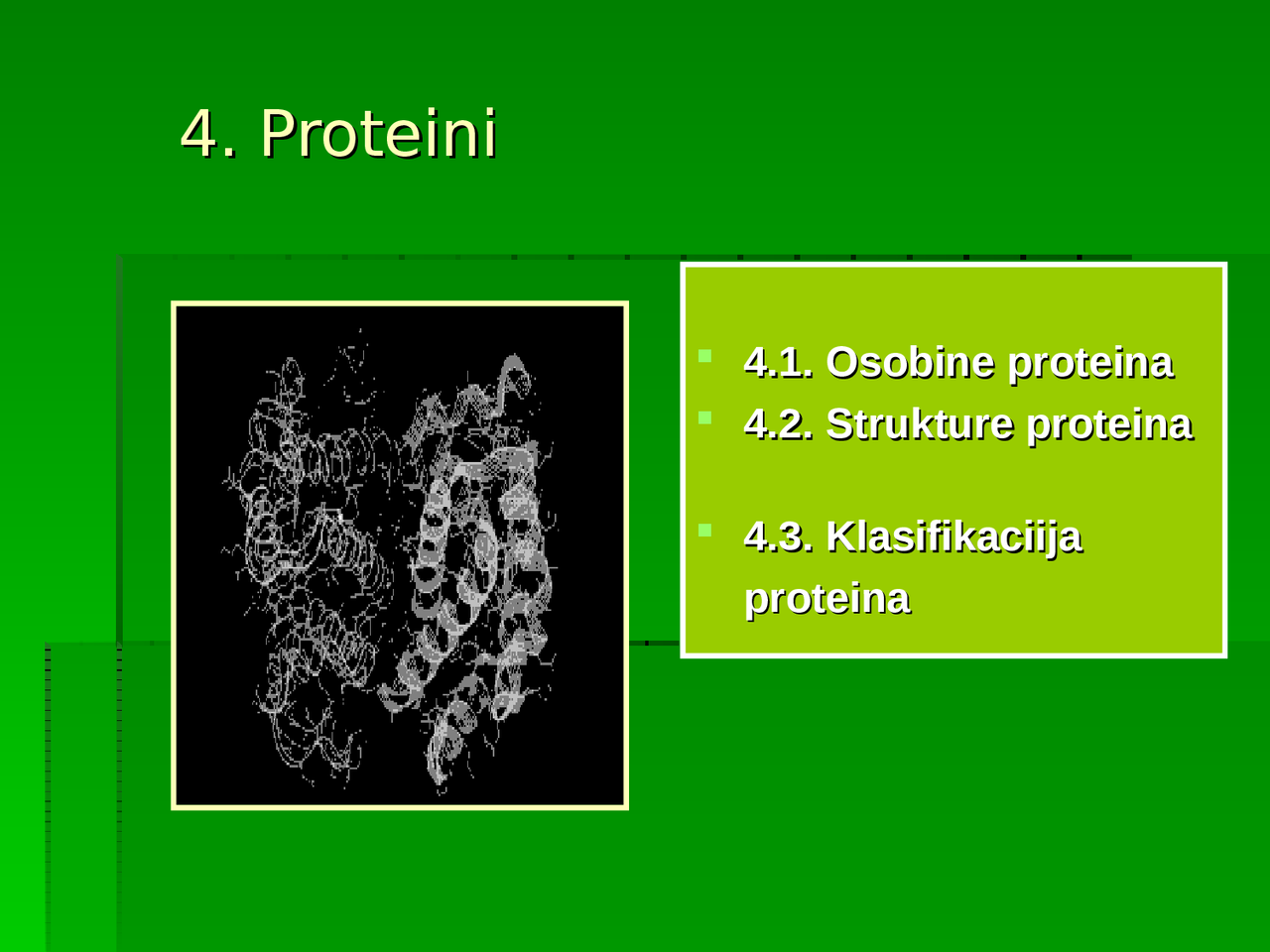 Sve o proteinima , osobine struktura i klasifikacija | Slajdovi ...