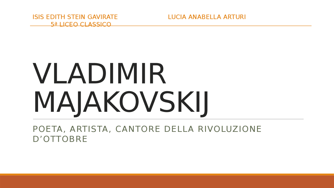 Presentazione Powerpoint Sullideatore Del Futurismo Russo Docsity