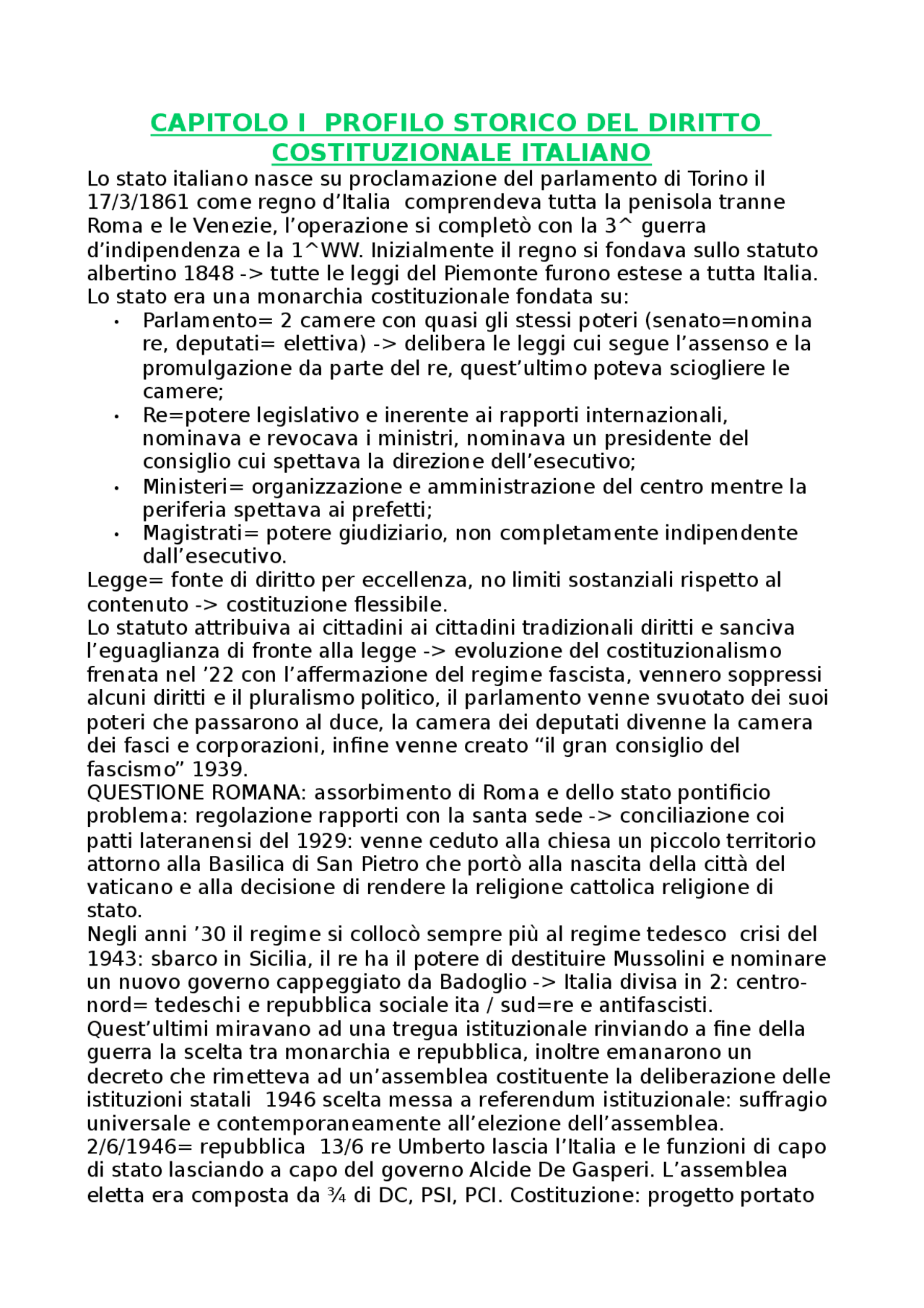Compendio Di Giustizia Costituzionale Docsity