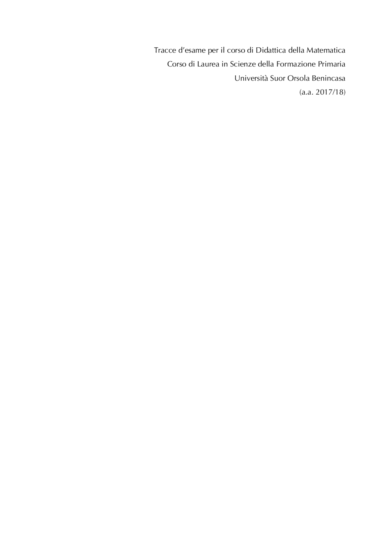 10 Interviste Pedagogiche Docsity