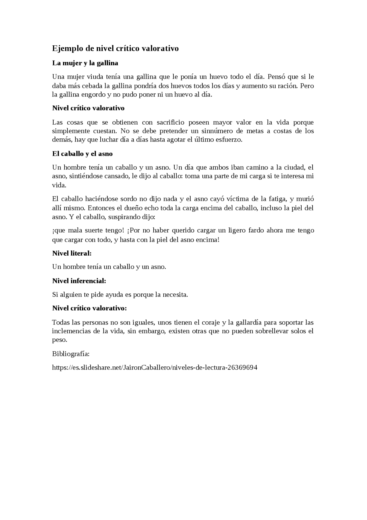 Nivel critico valorativo | Apuntes de Literatura | Docsity