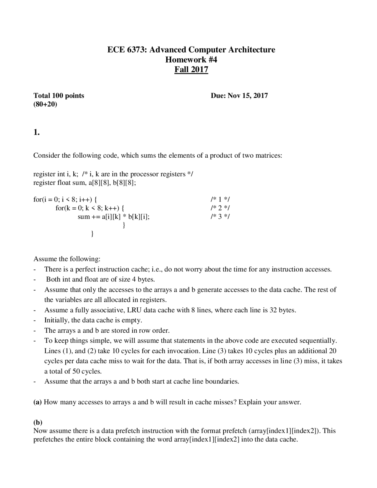 Ece6373 Assignment Homework Thesis Computer System Design And