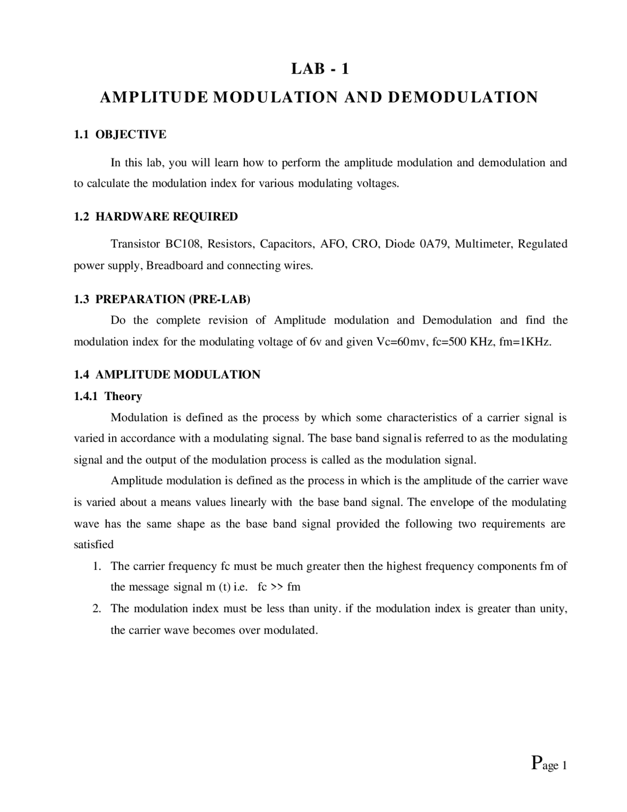 Electronic amplifier | Study Guides, Projects, Research Electronics | Docsity