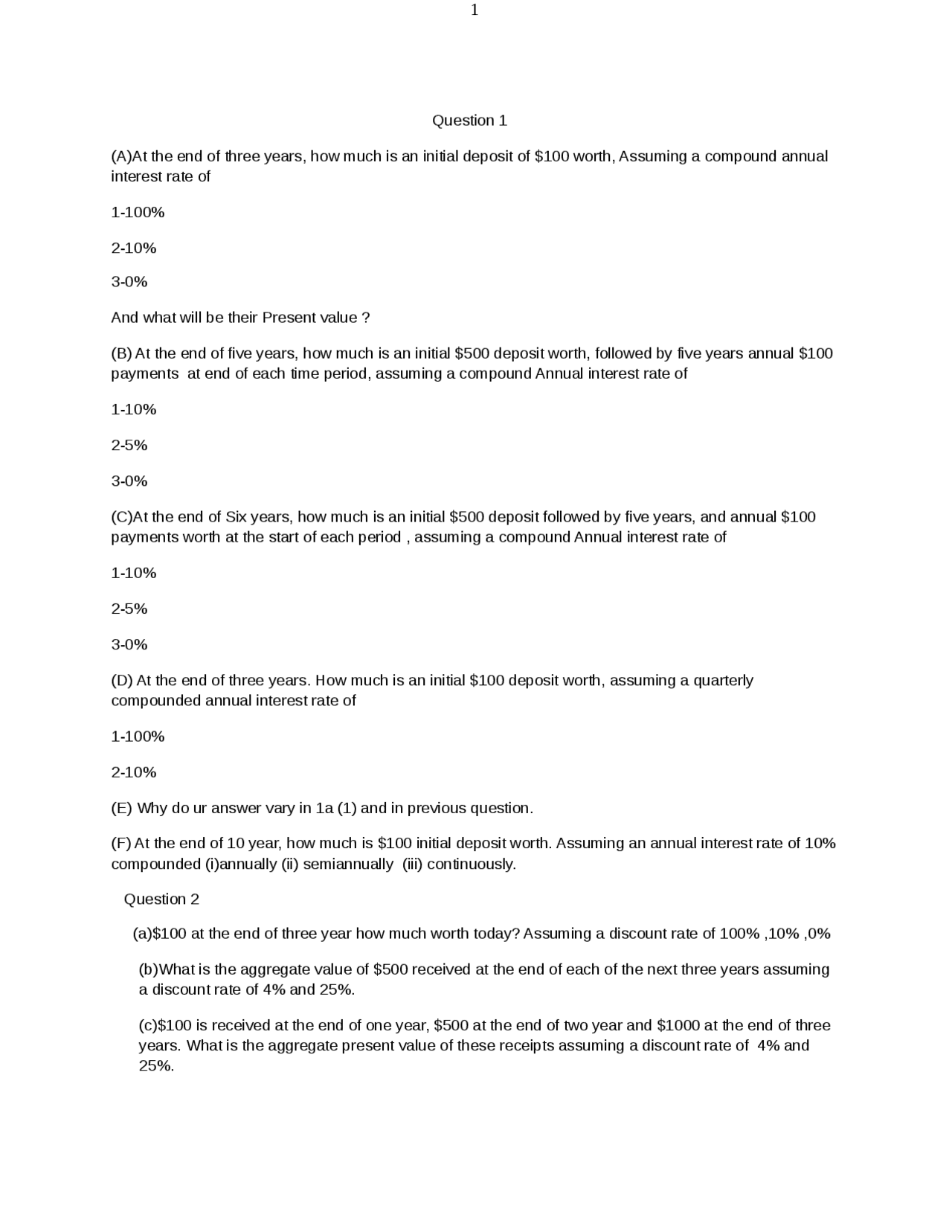 Annuities chapter 5 questions - Docsity