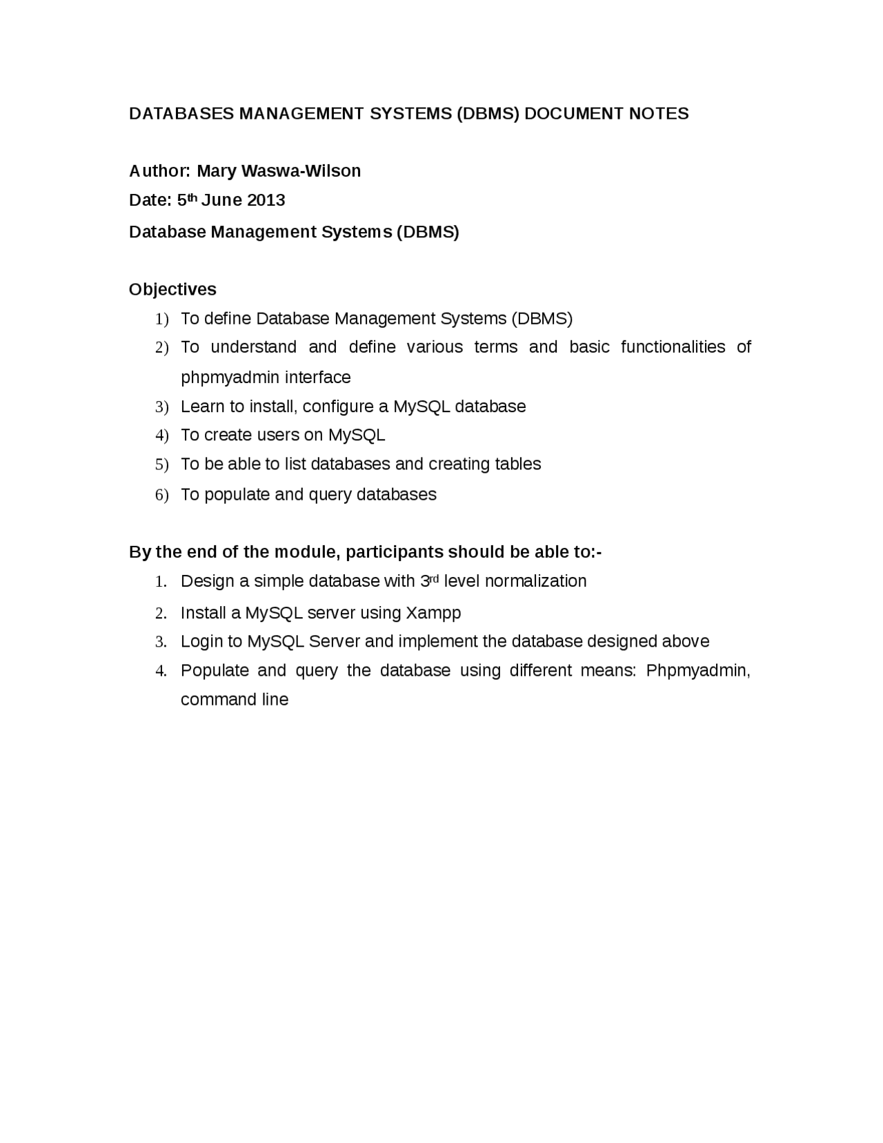 Database Management Systems - Docsity