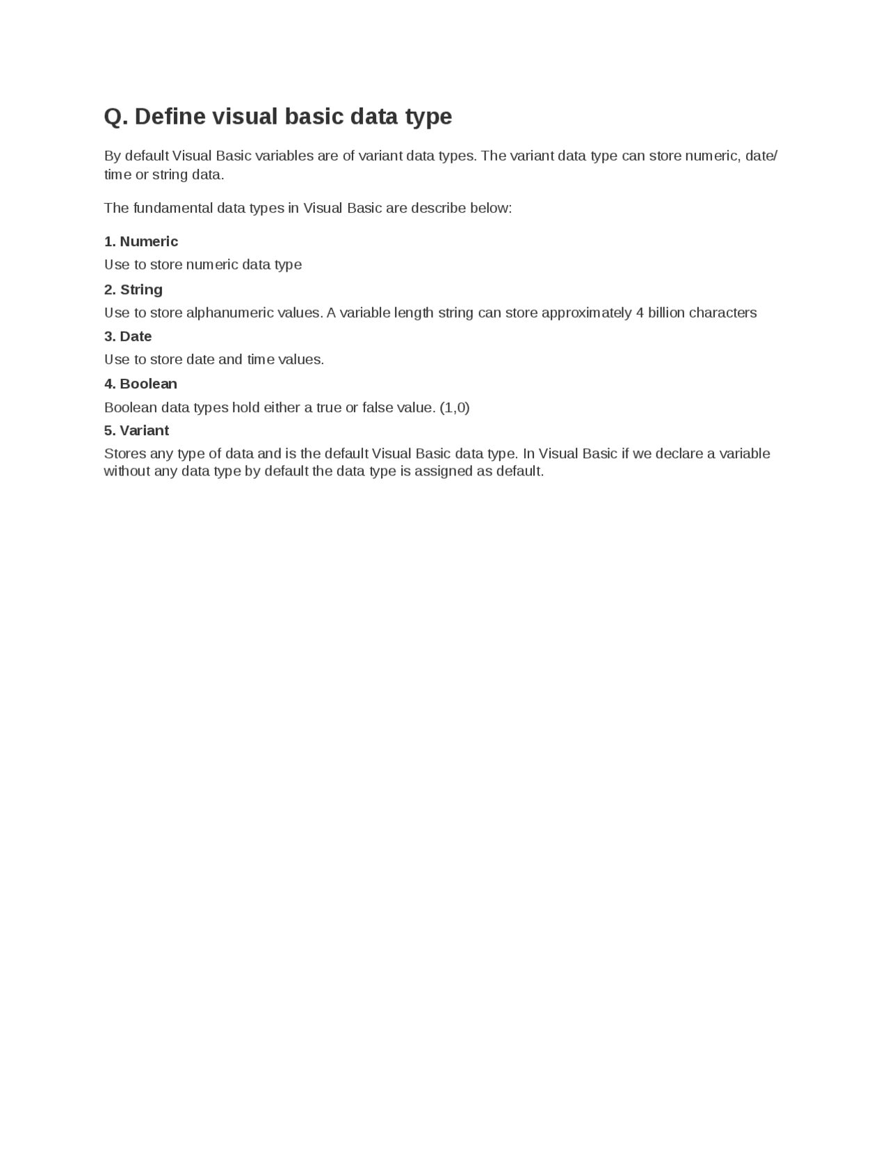 Visual Basic 60 Docsity