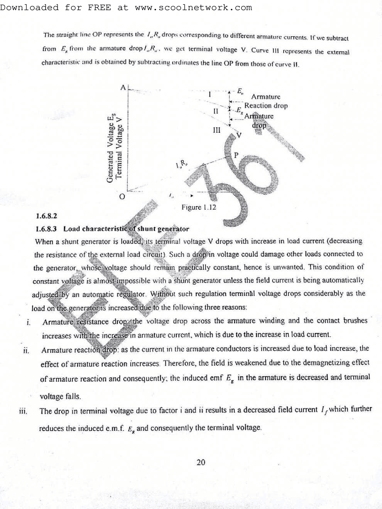 Note On Dc Generator Docsity