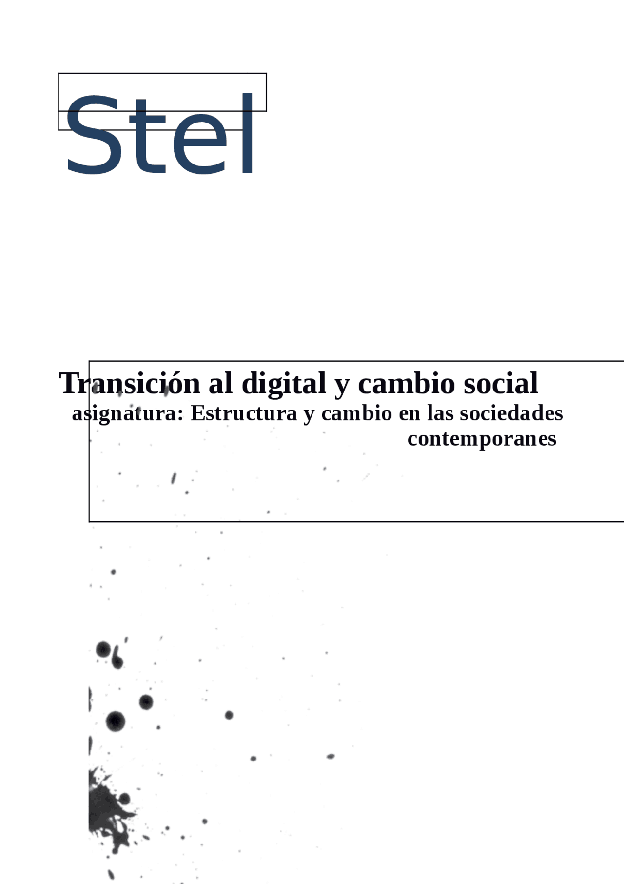 Manuel Castells Riassunto Docsity