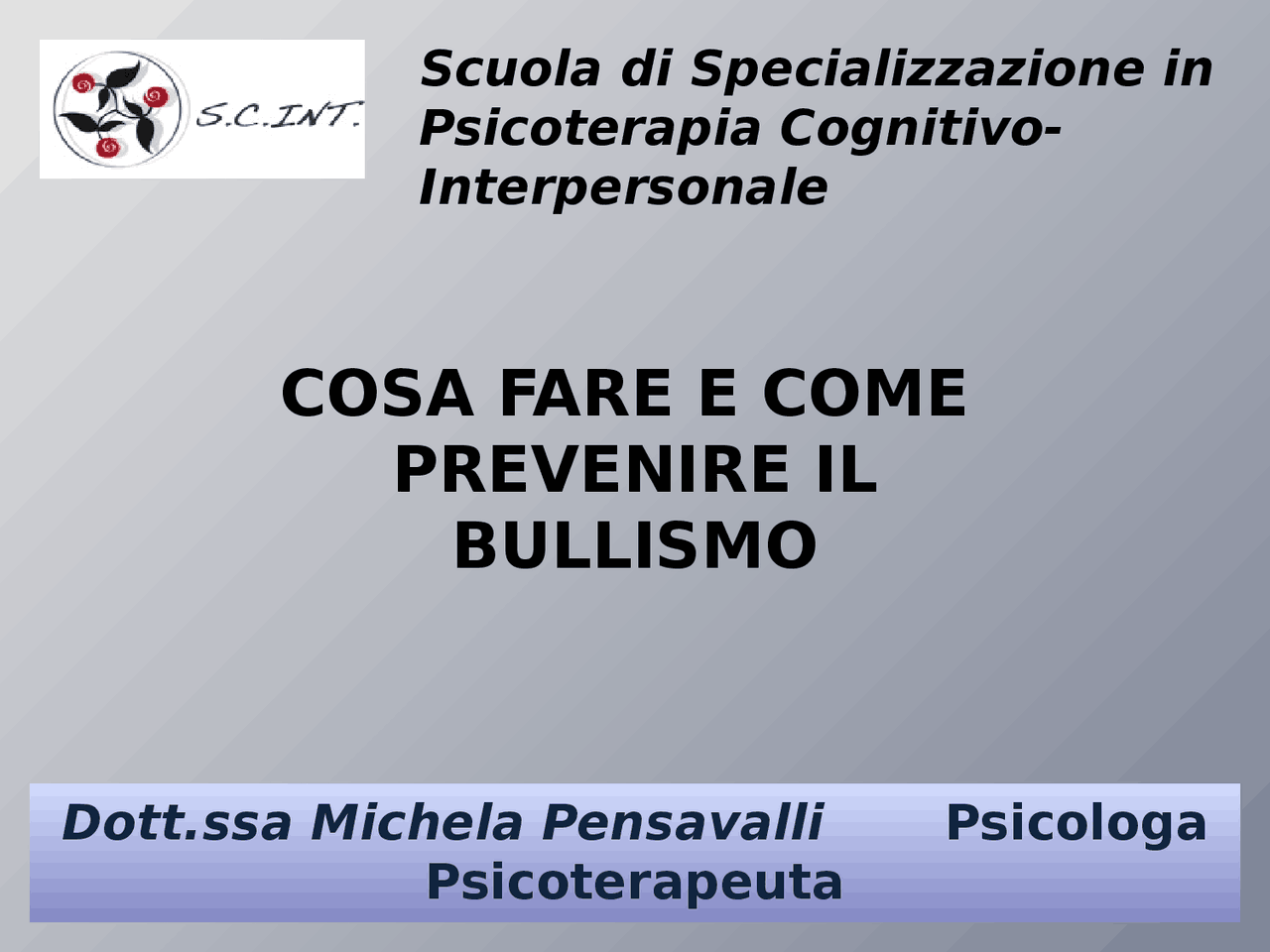 Bullismo Cyberbullismo Docsity