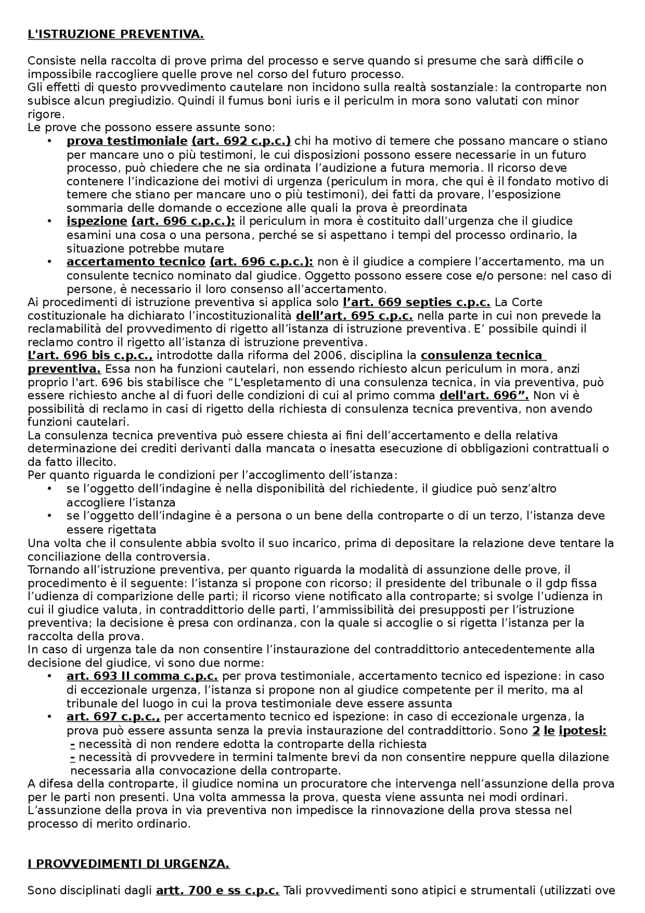 Riassunto Brevissimo Luiso 4 Civile Docsity