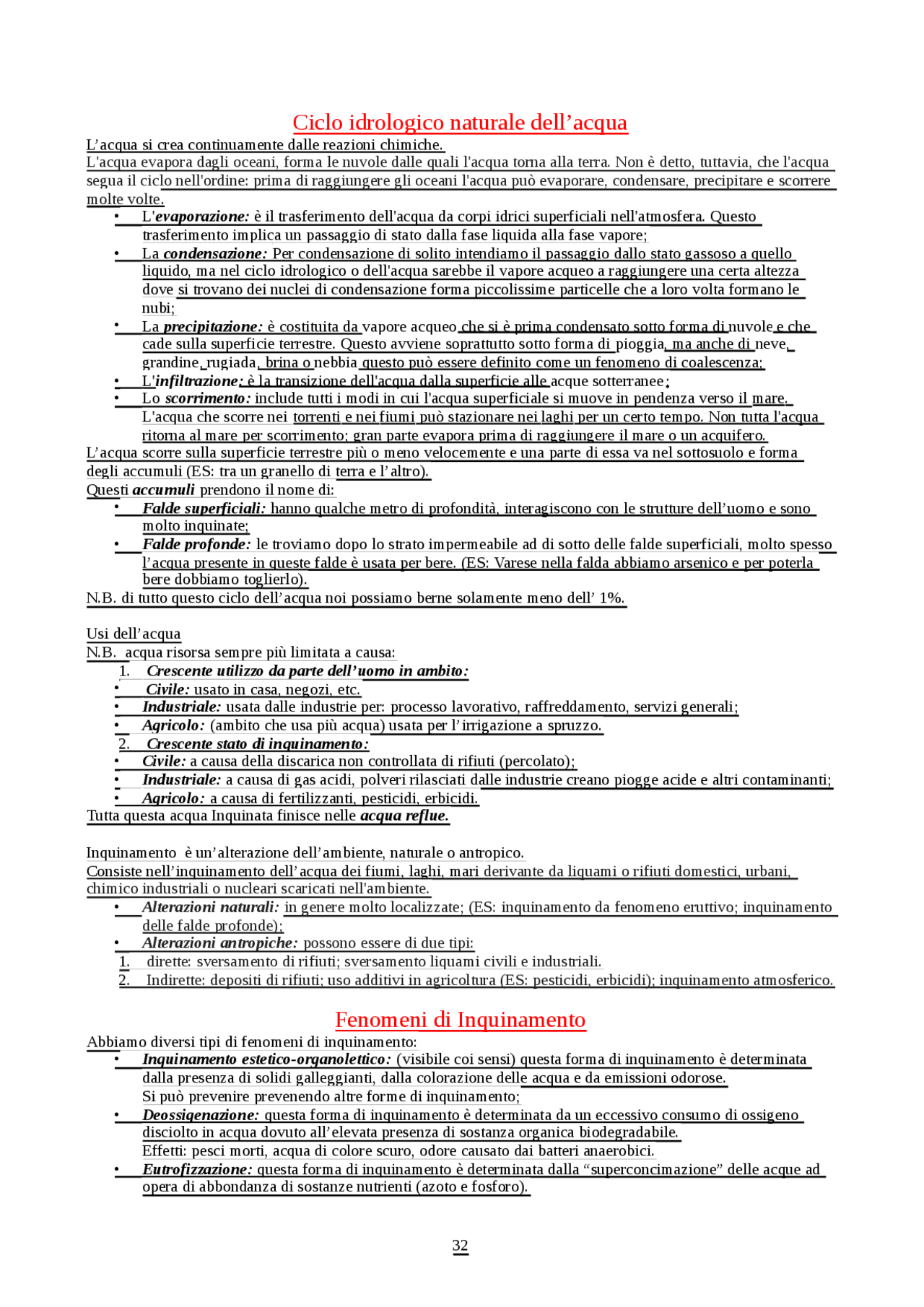 Ingegneria Sanitaria Docsity
