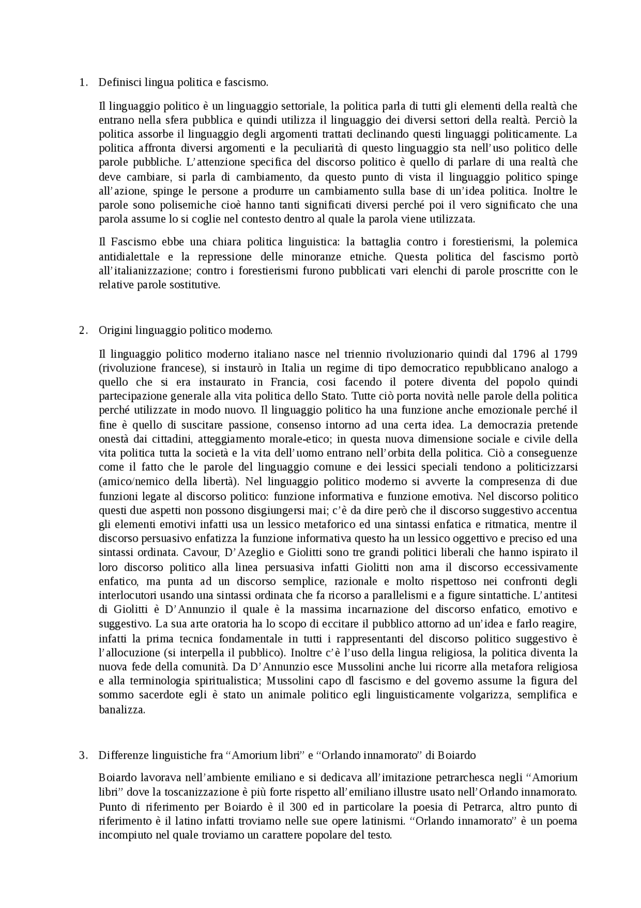 Risposte Grammatica Docsity