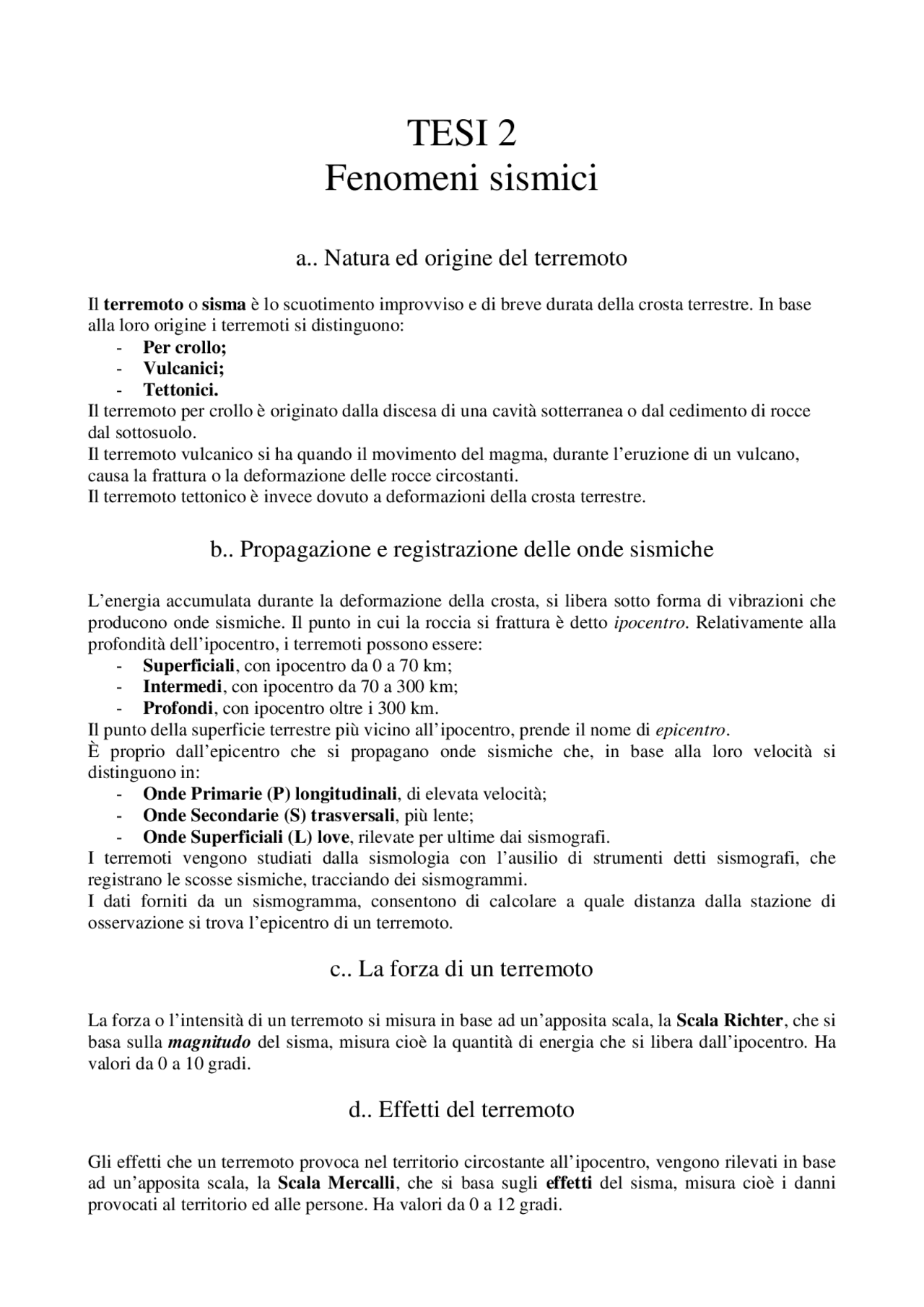 Appunti Di Geografia Docsity