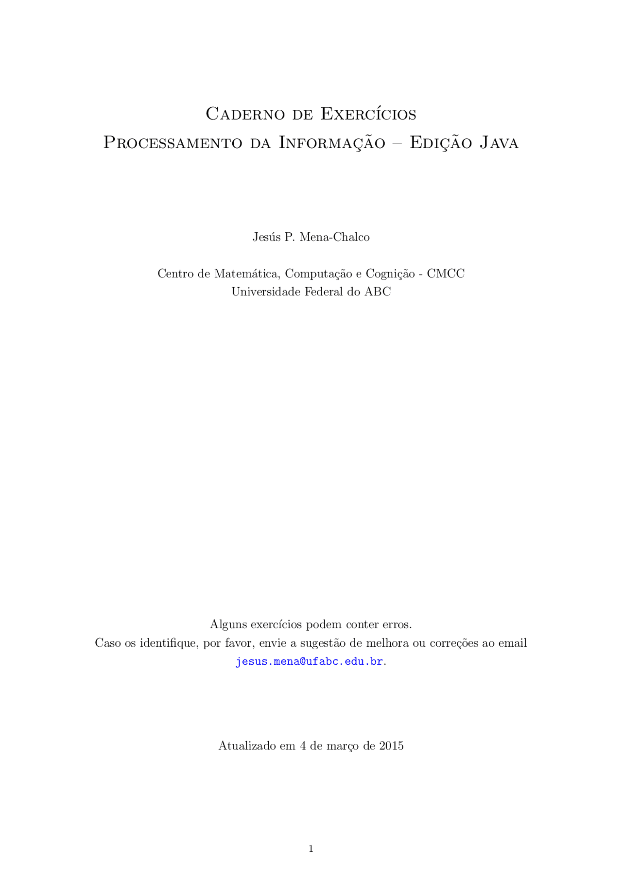 Exercicios Java Praticos Docsity